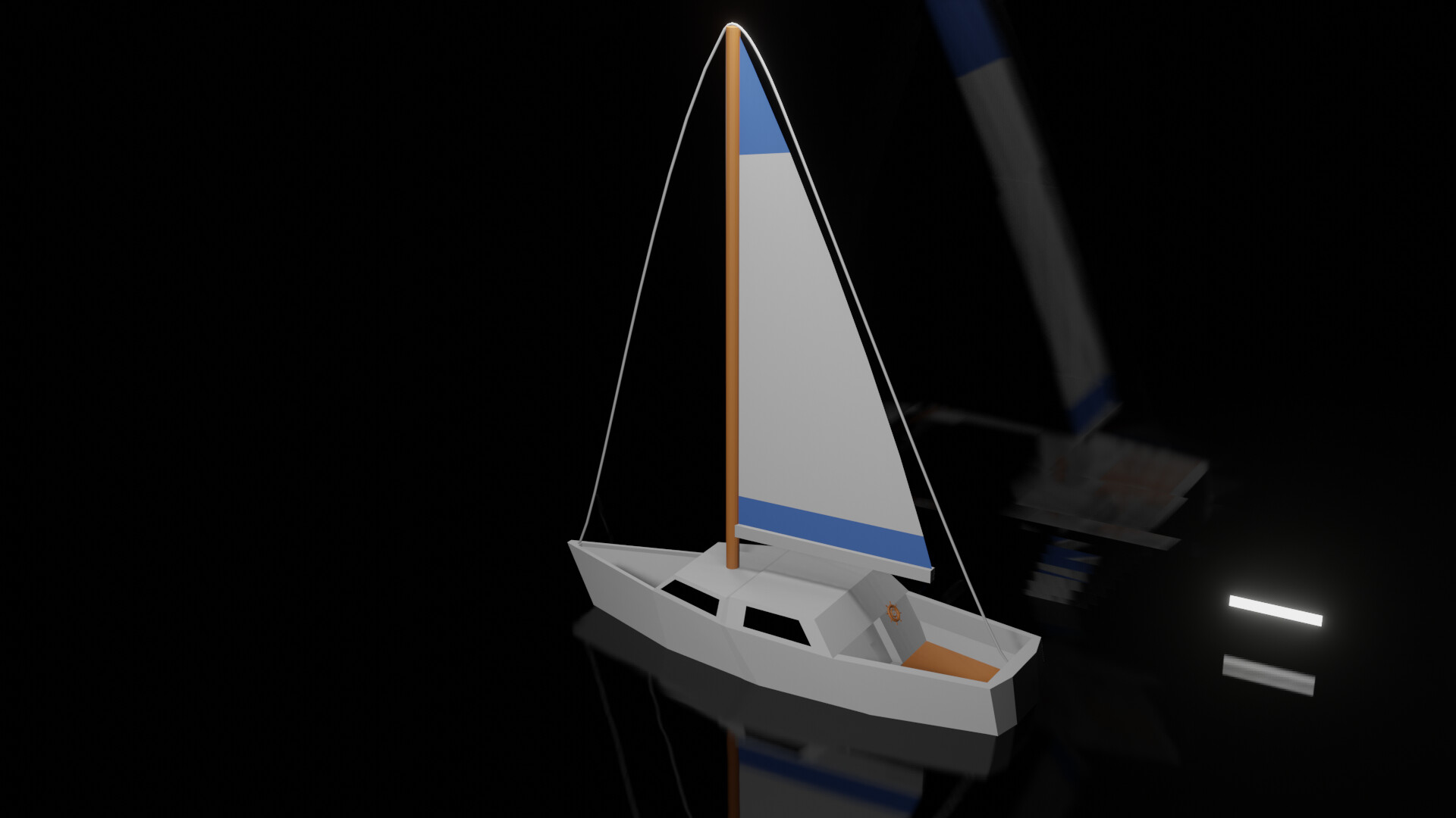 ArtStation - Stylized boat model