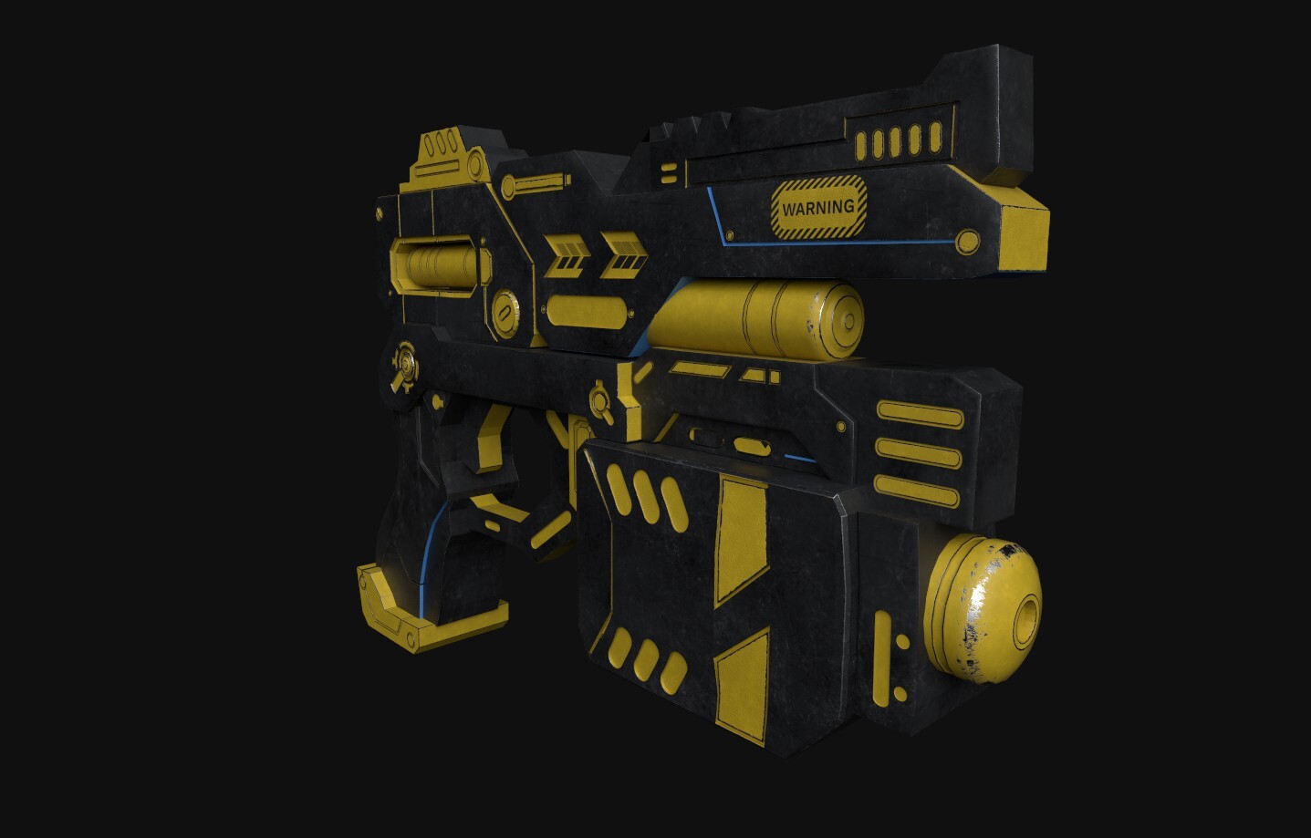 ArtStation - Low Poly Gun
