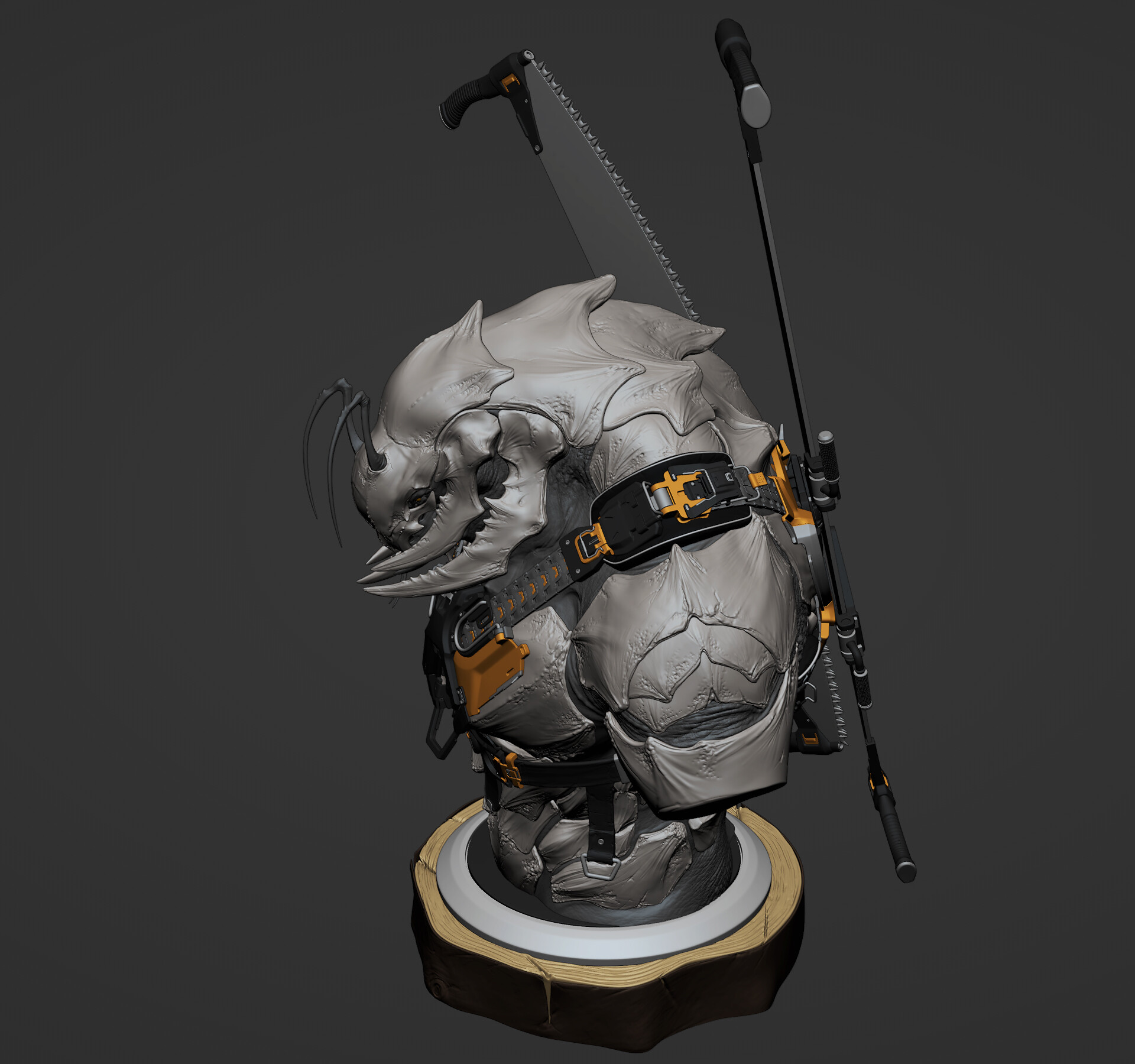 Ben Erdt - A Trio of Blender Busts