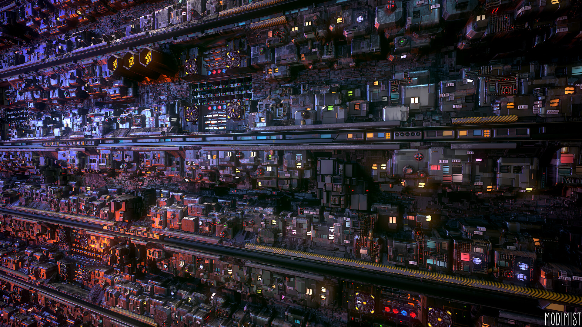 John Enderle - Sci-fi Cyberpunk Facade