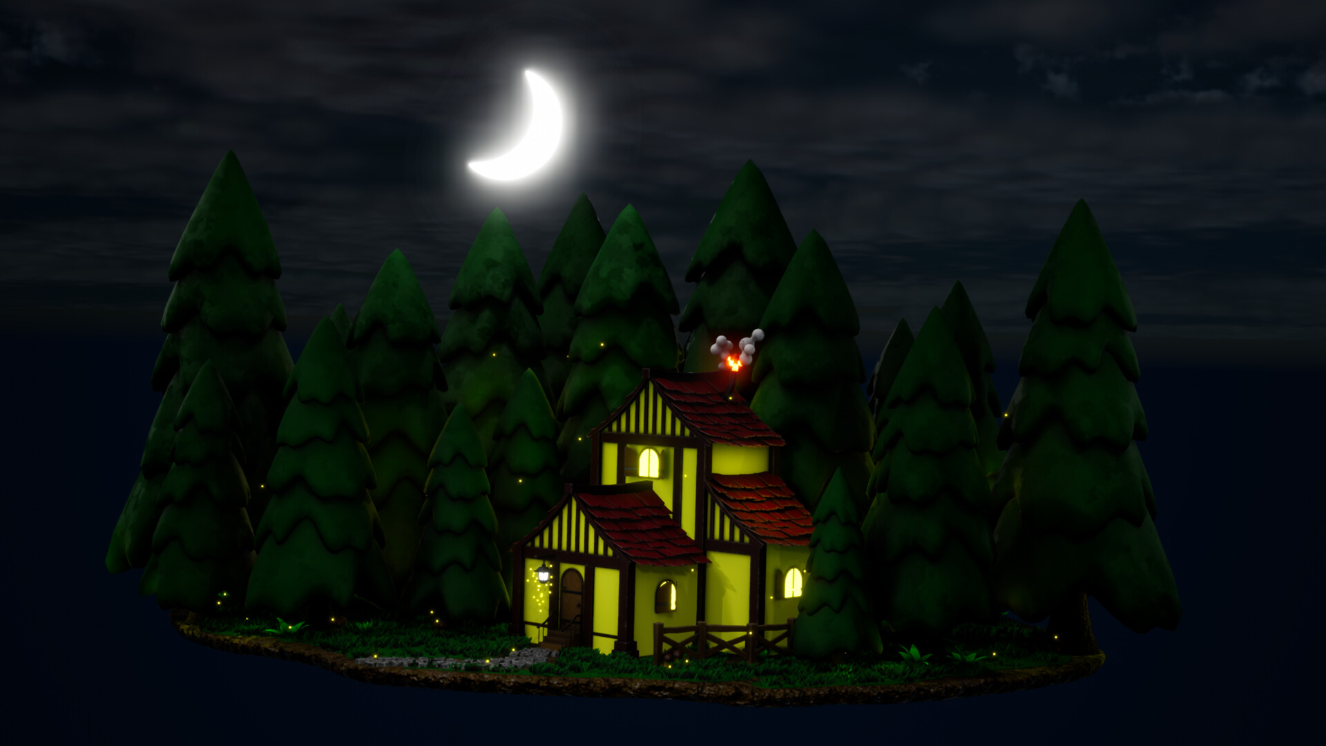 ArtStation - Forest house