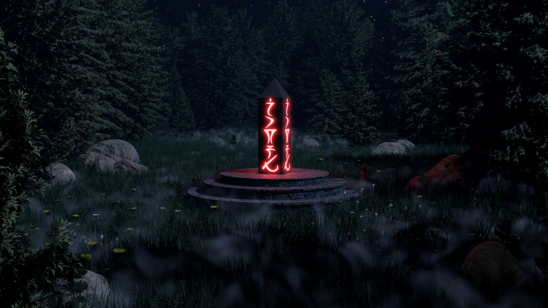 ArtStation - Shrine in the Woods