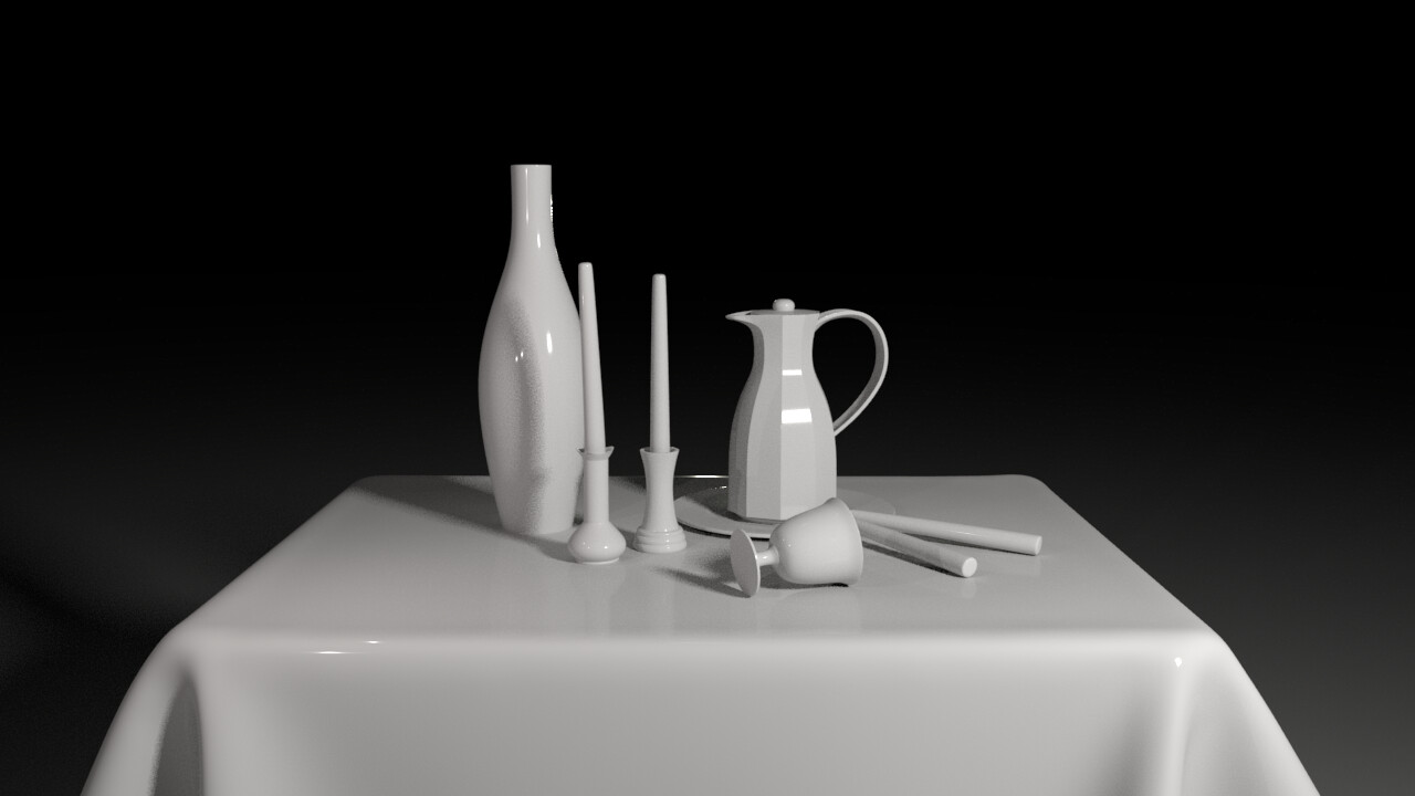 ArtStation - Lighting and Material Examples