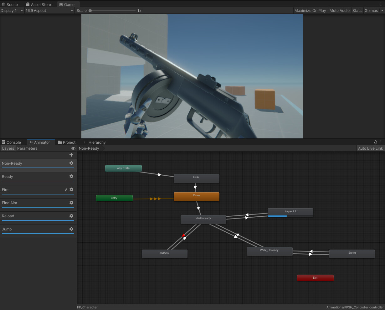 Matthew Blader - PPSh-41 FPS Animation Set