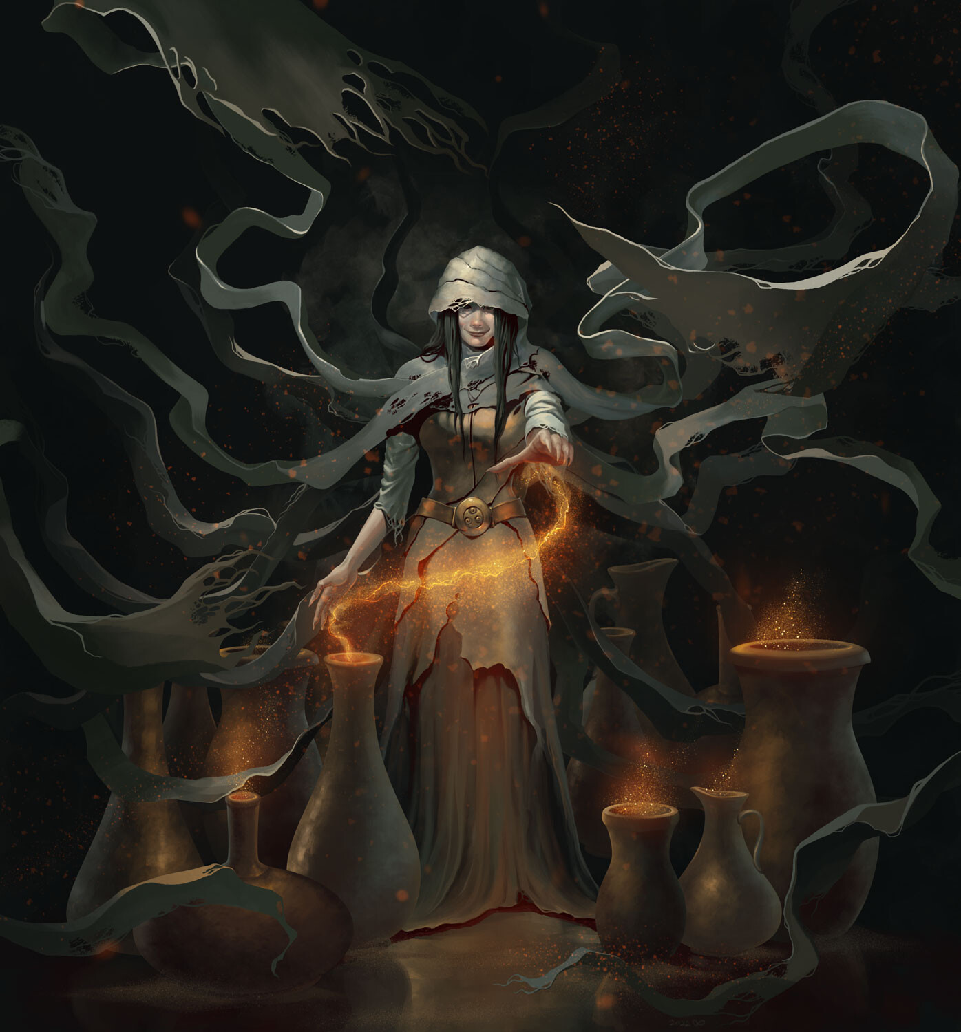 Sand Demon by Sylwia Smerdel : r/ReasonableFantasy