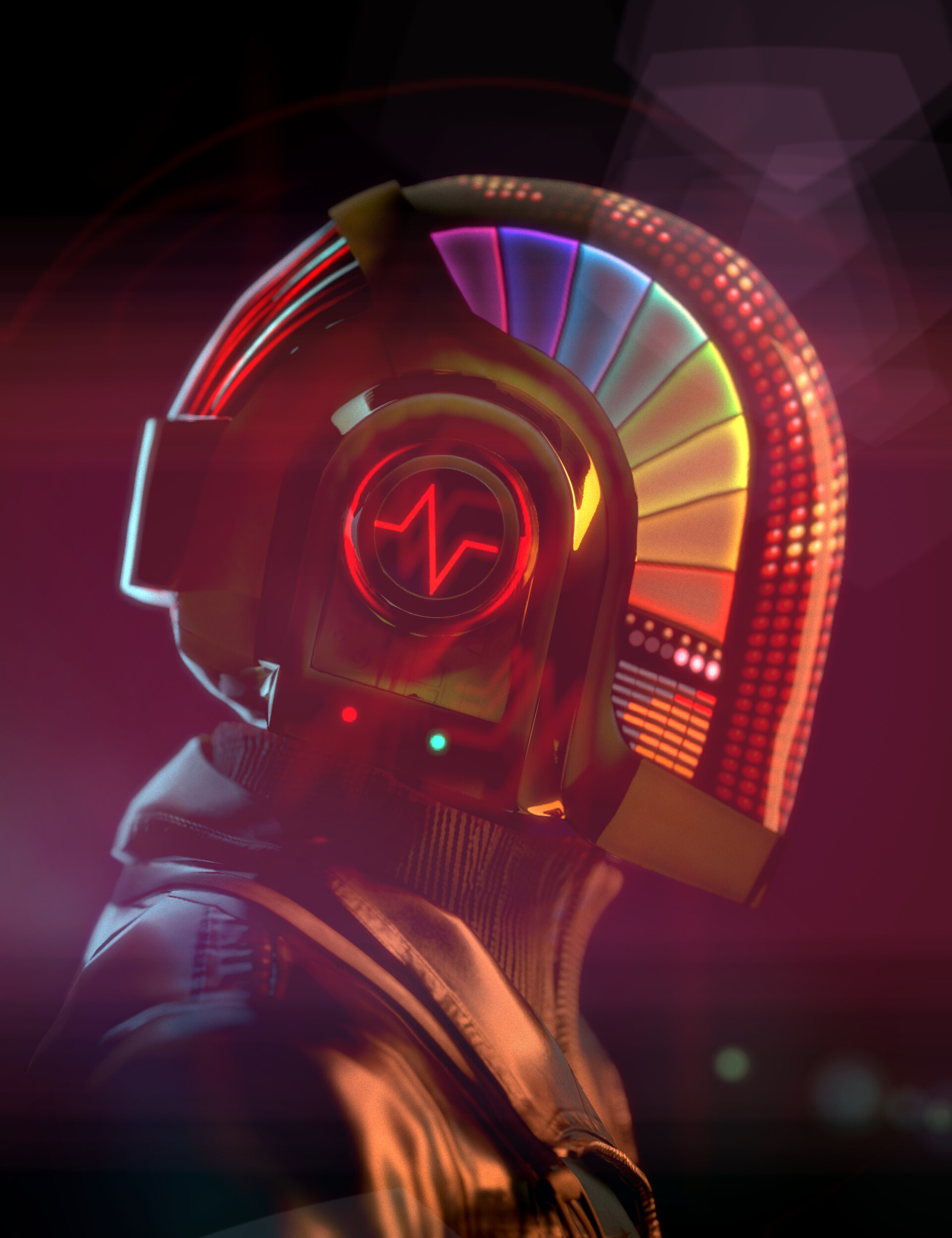 3D Artist, Constantinos Adamopoulos Rexenor - Daft Punk - GuyMan