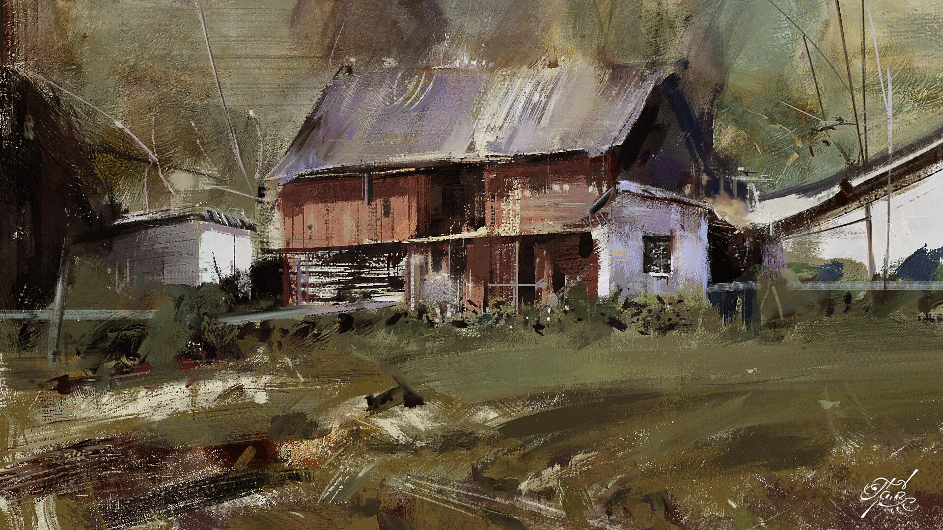 ArtStation - Brushwork study #8