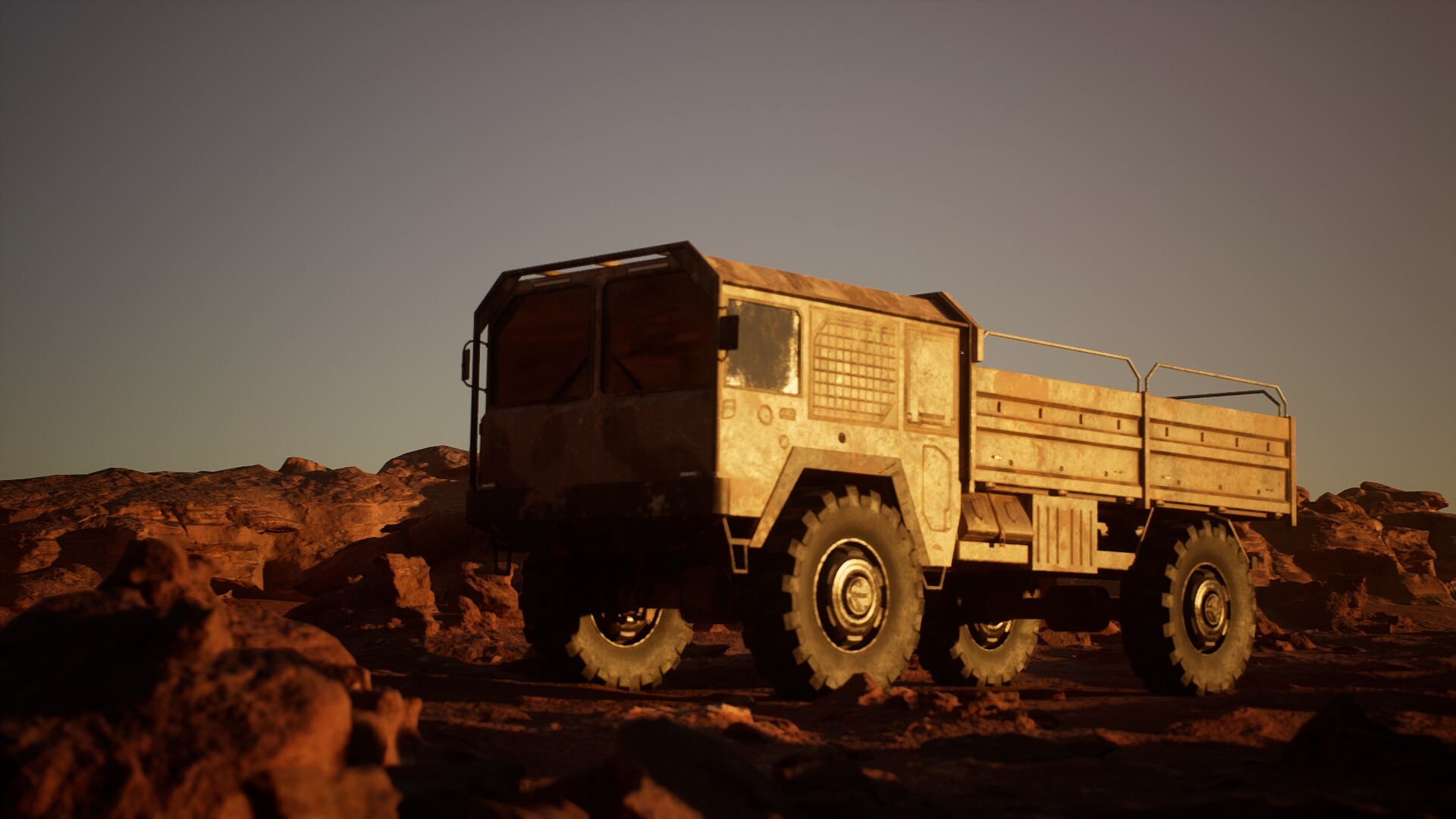 ArtStation - UE5 Military Truck