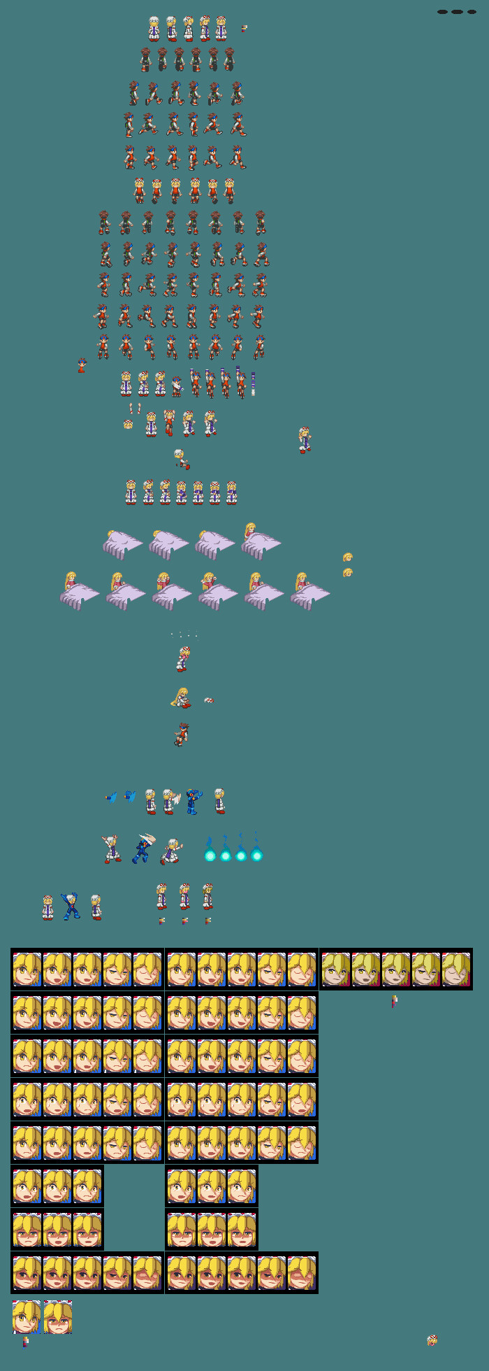 ArtStation - Yuri Yakumo Sprites (WIP)