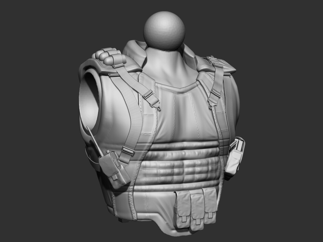 ArtStation - Orc, Human, Demon, Torso, and Android Head sculpts