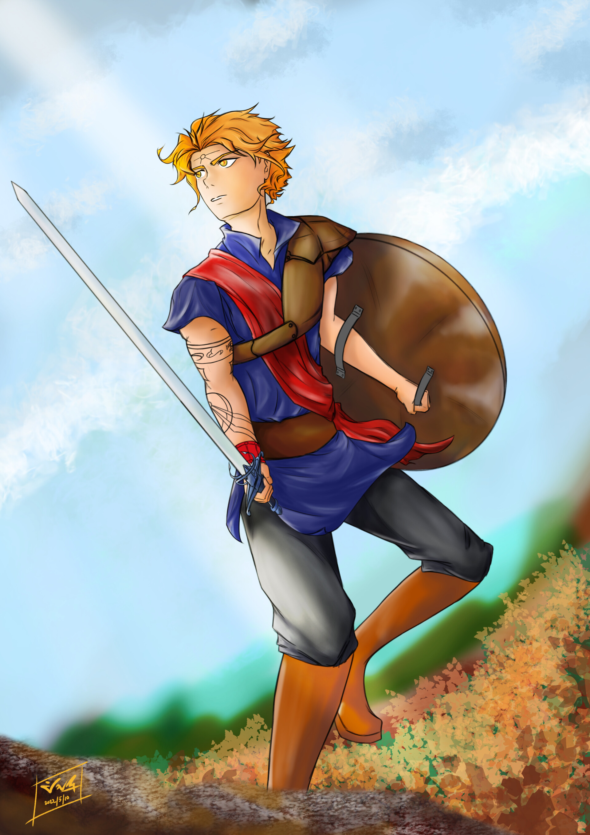 ArtStation - Hayantal (my OC DnD character)