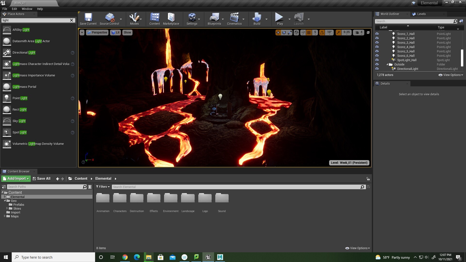 ArtStation - Lighting Test in Unreal