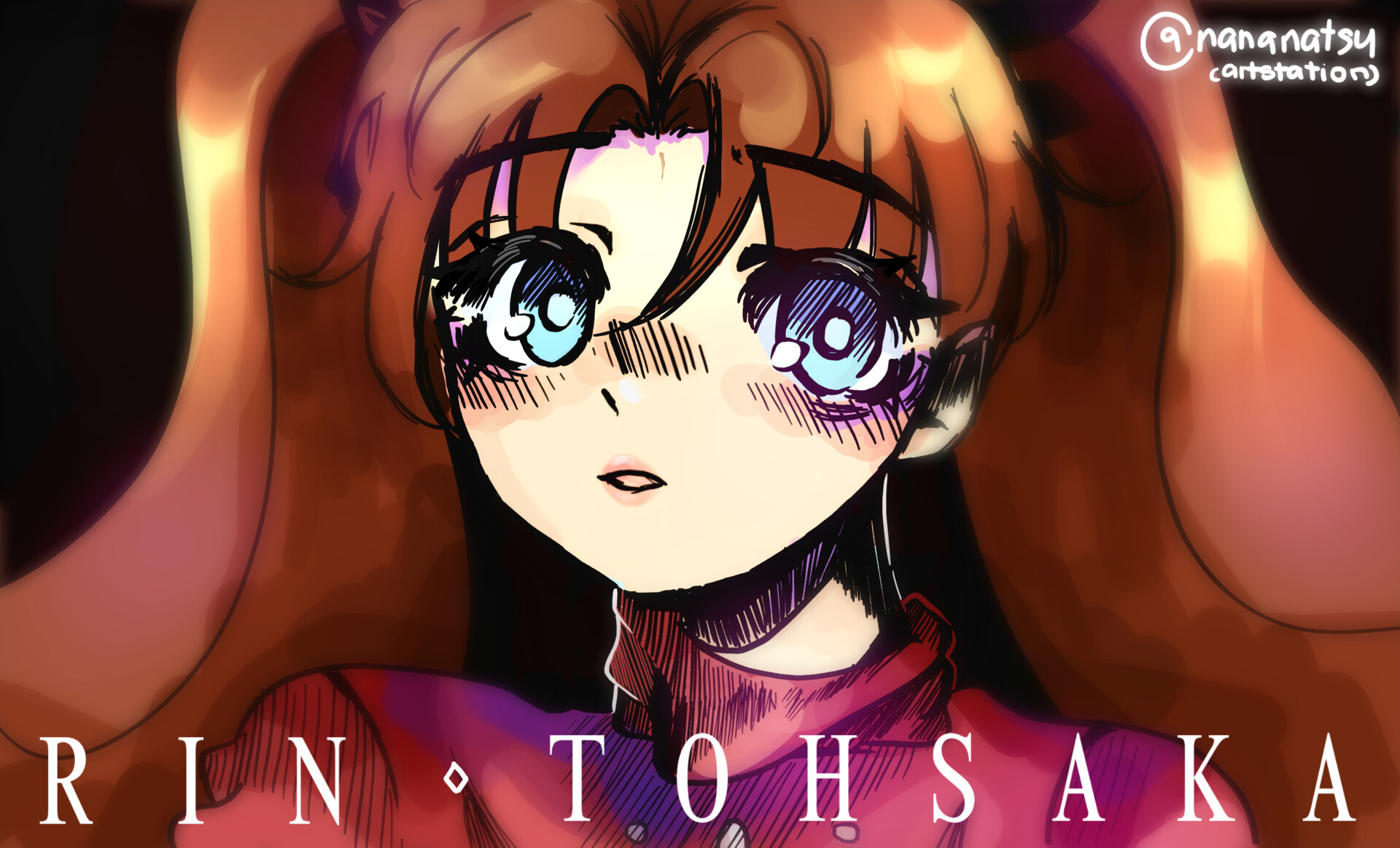 ArtStation - Rin Tohsaka