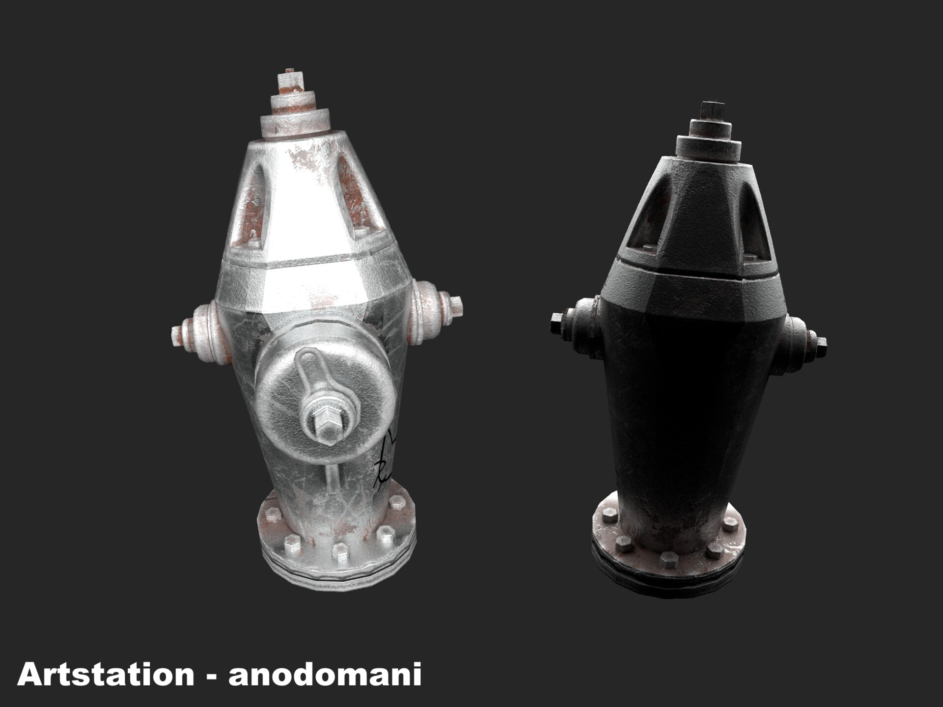 ArtStation - Fire Hydrant 3D Model