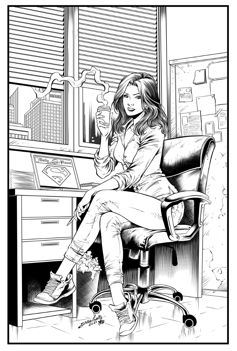 lois lane coloring pages