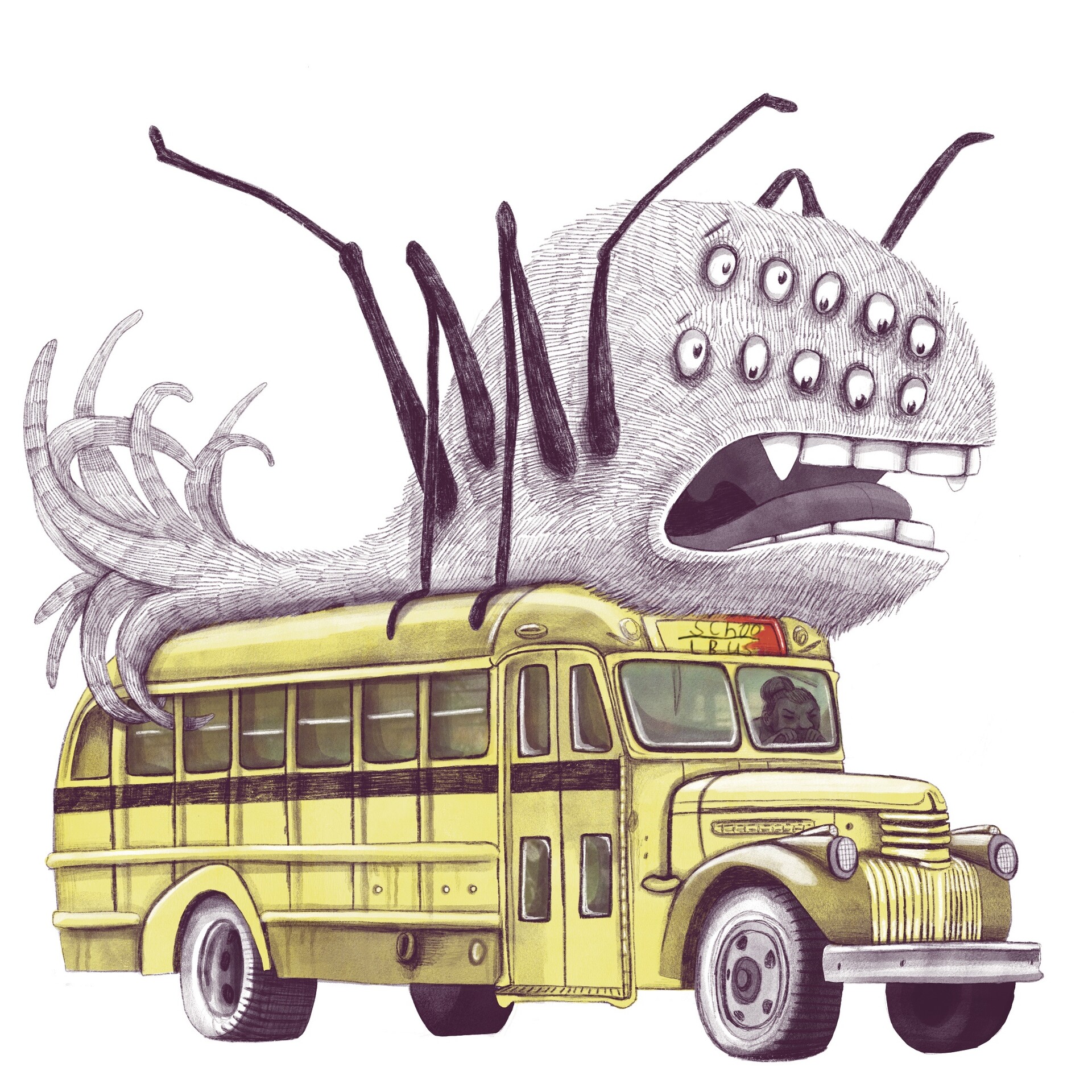 ArtStation - Schoolbus