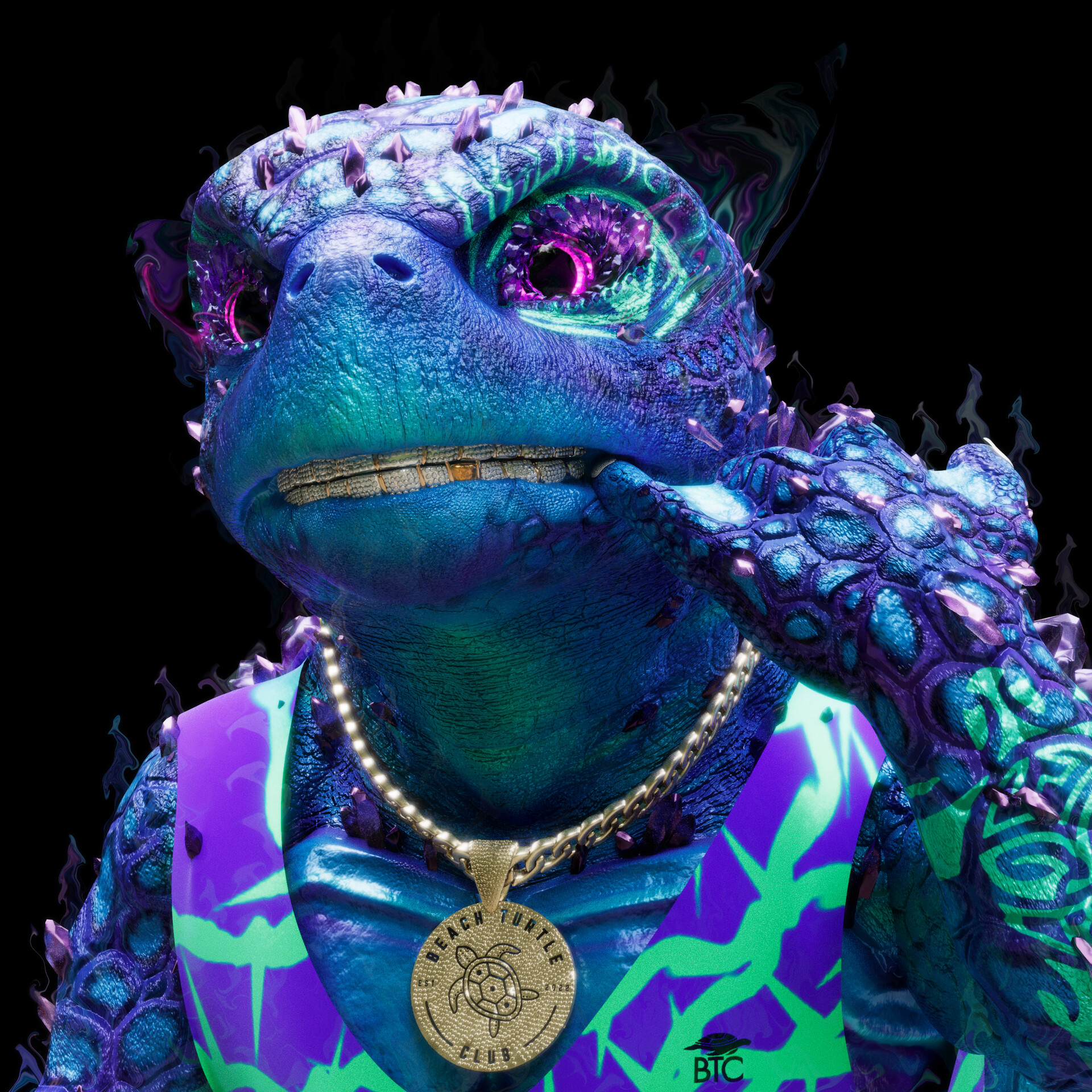 ArtStation - Colored ICE Turtle