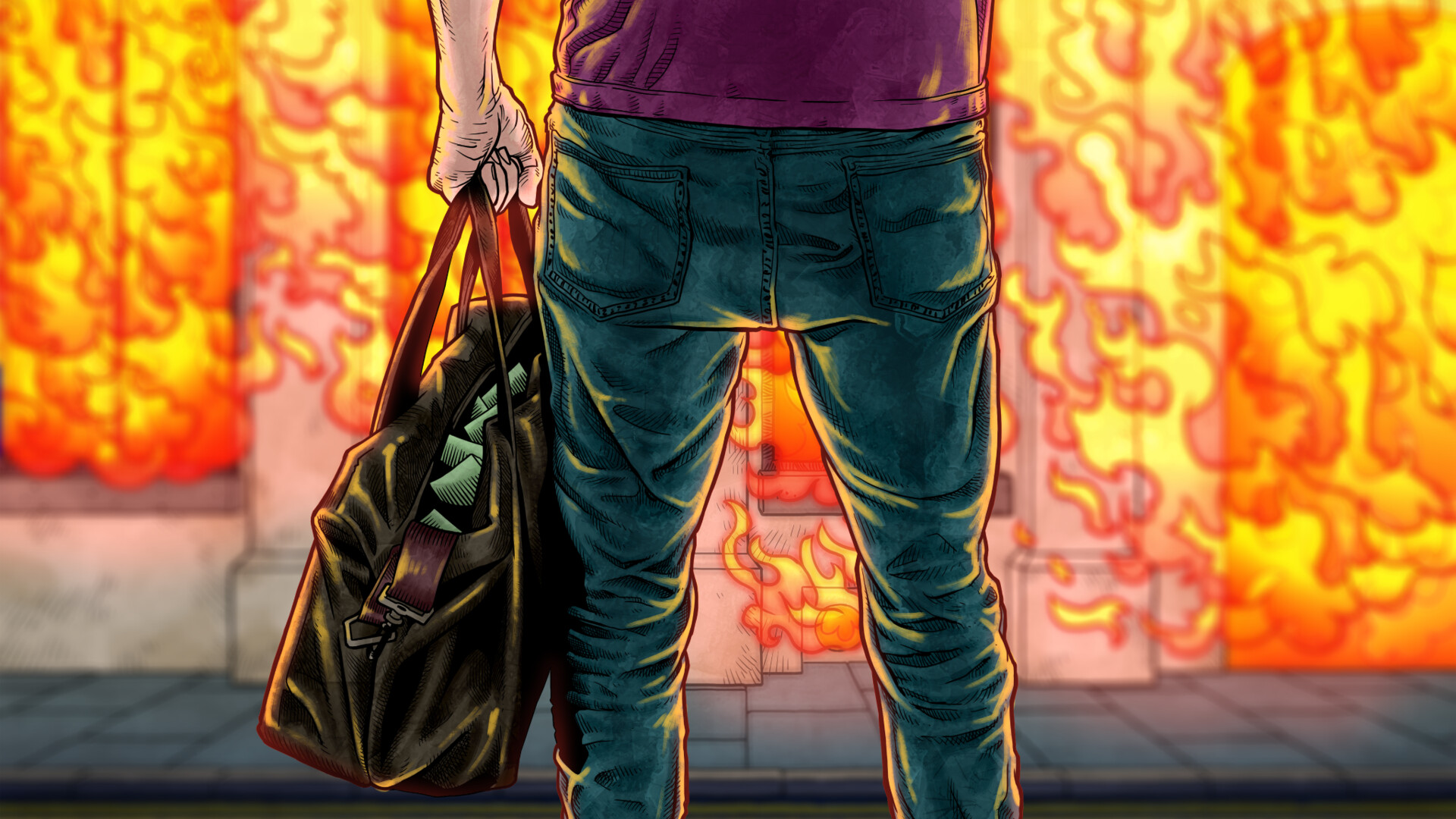 Ste Pickford - Illustration - Rise of the Footsoldier game cut-scenes ...