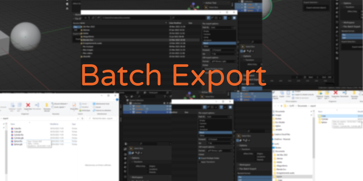 ArtStation - FBX Batch Export