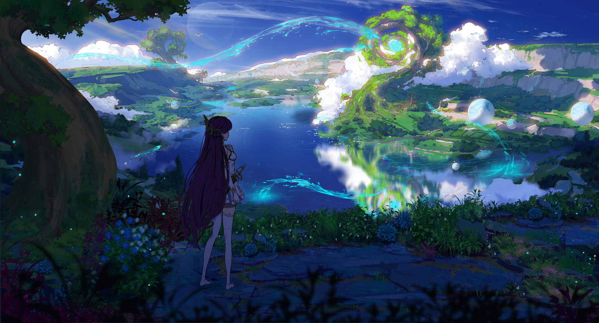 Blue World by Ye Gu : r/ImaginaryWorlds