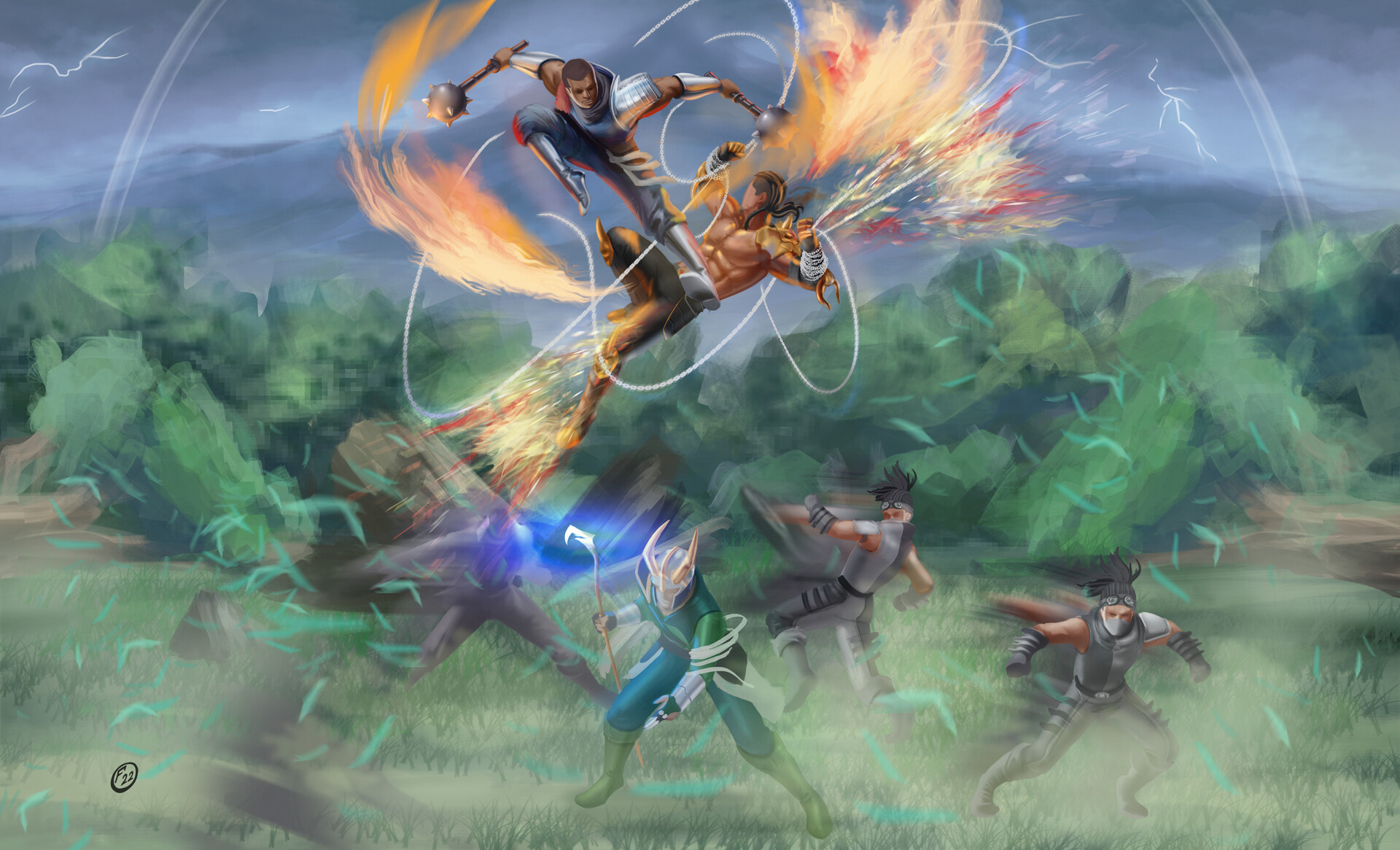 ArtStation - Dual Thrones:
