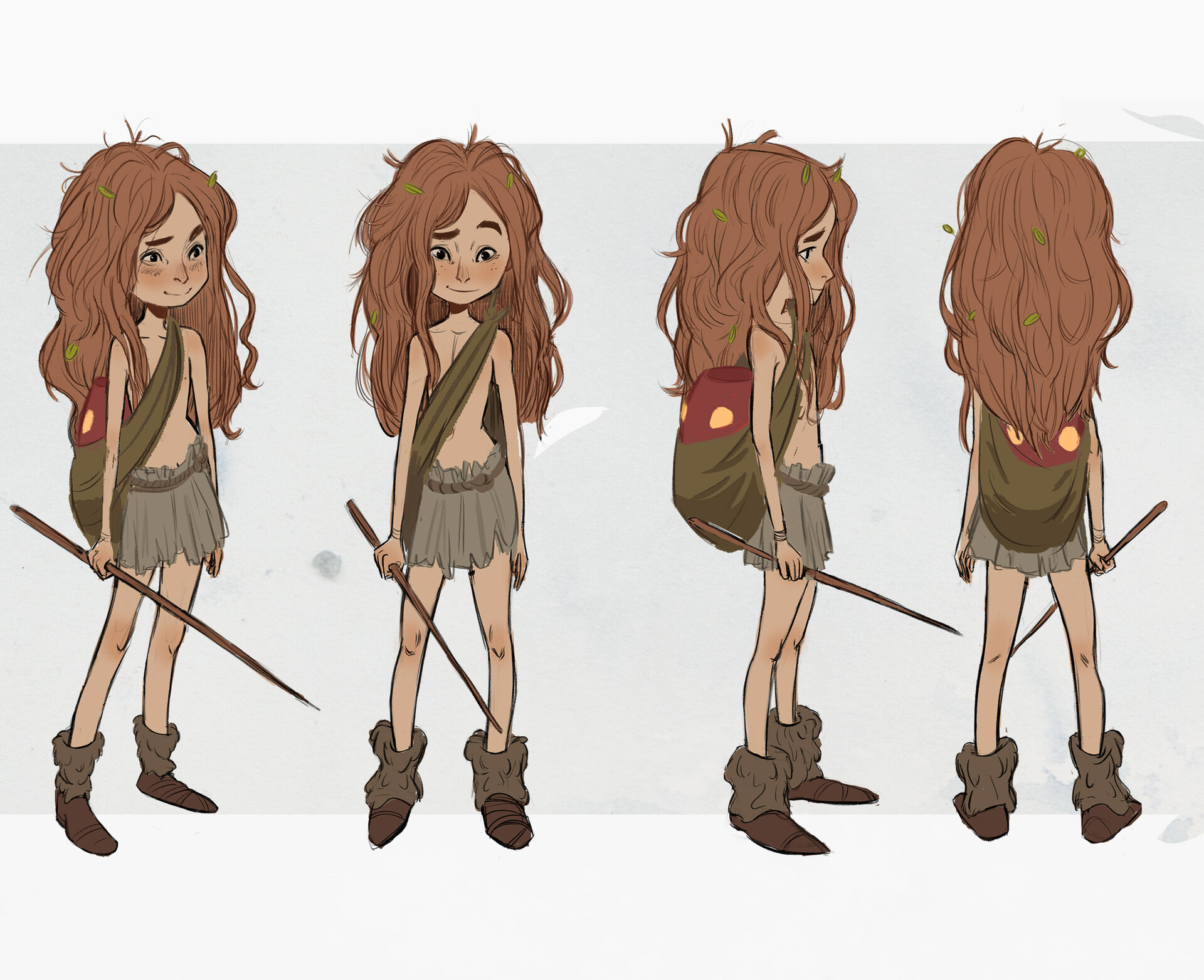 ArtStation - Character's turnaround