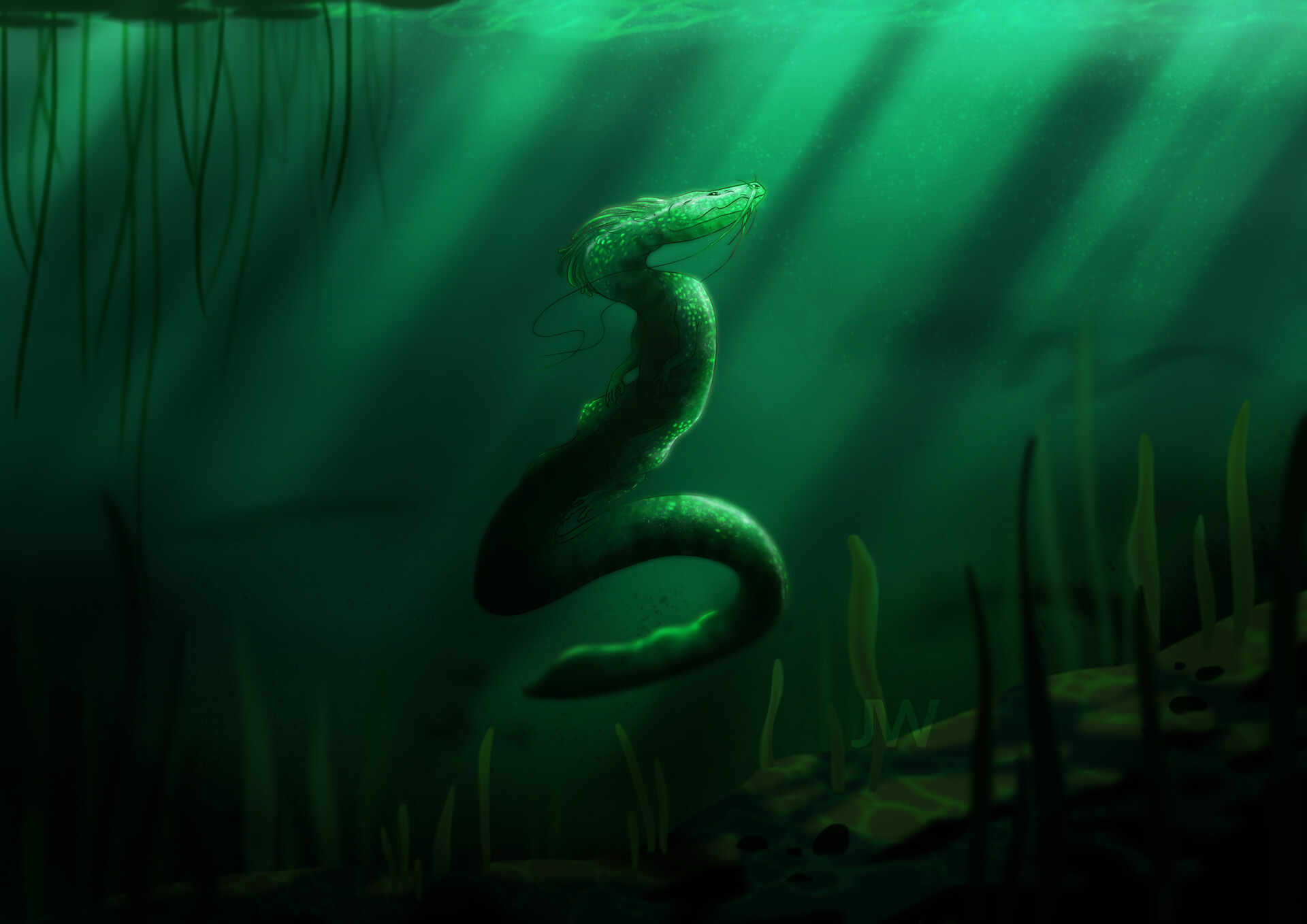 ArtStation - Swamp dragon