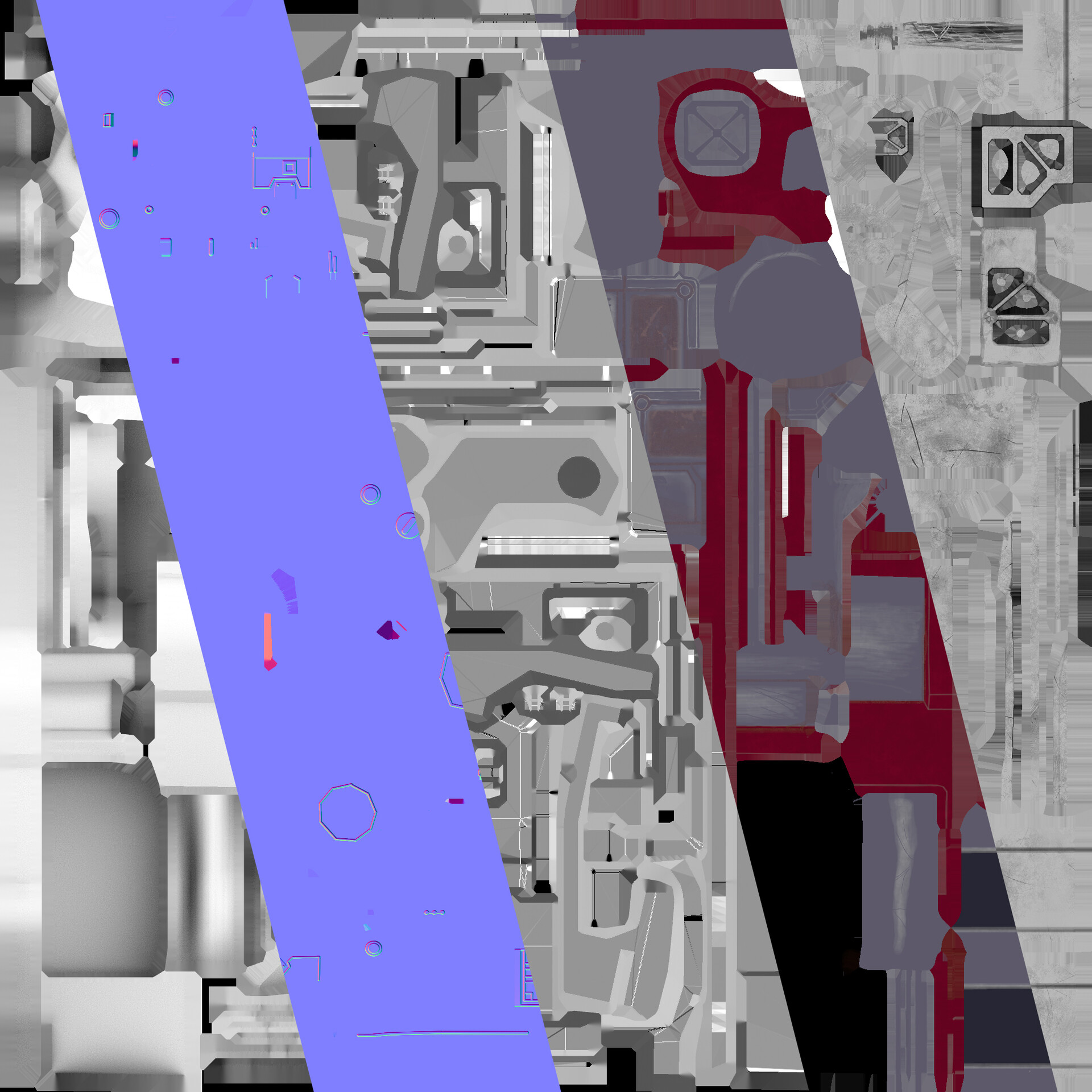 Space Ship Corridor Maps