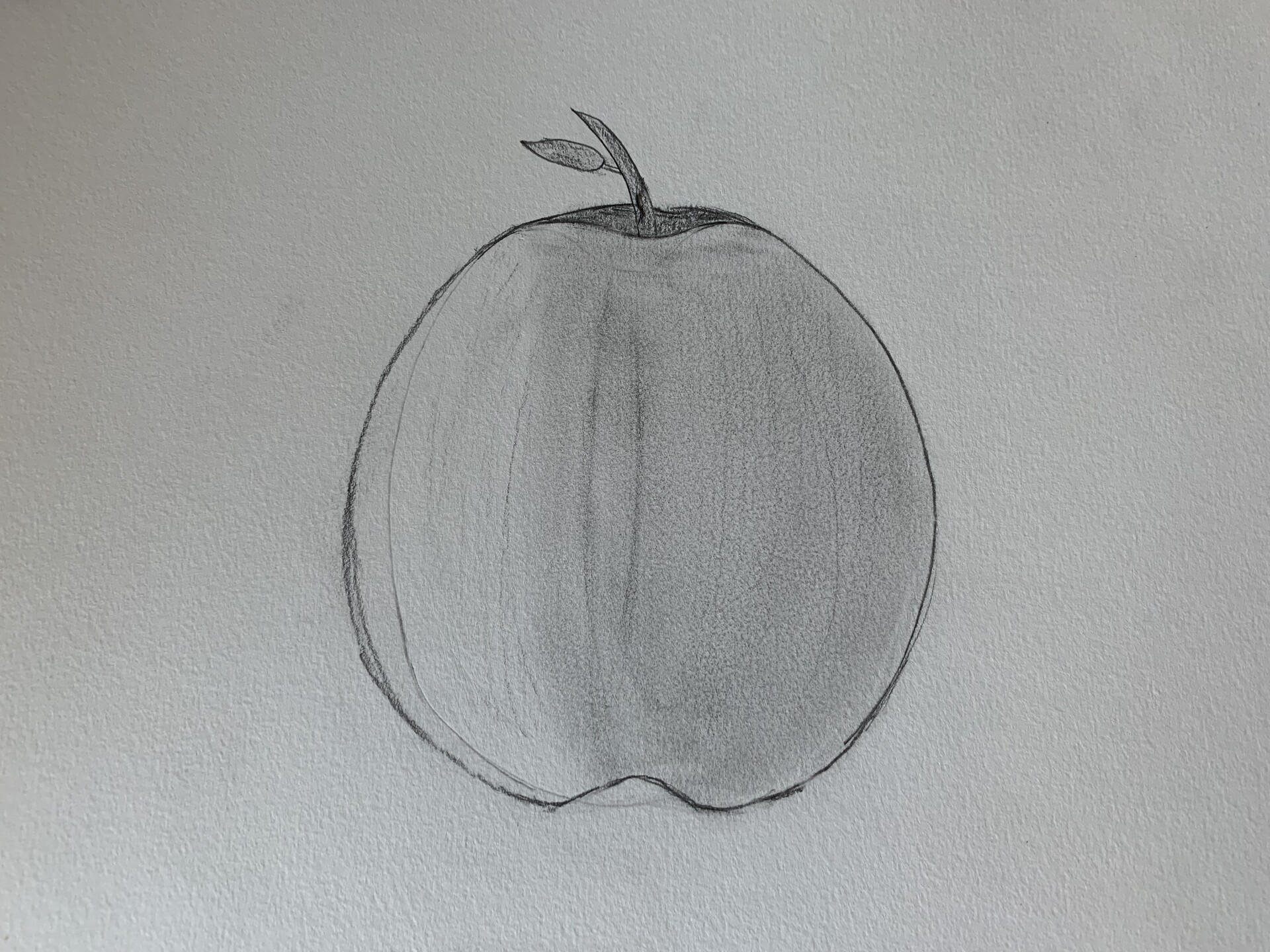 ArtStation - Apple drawing