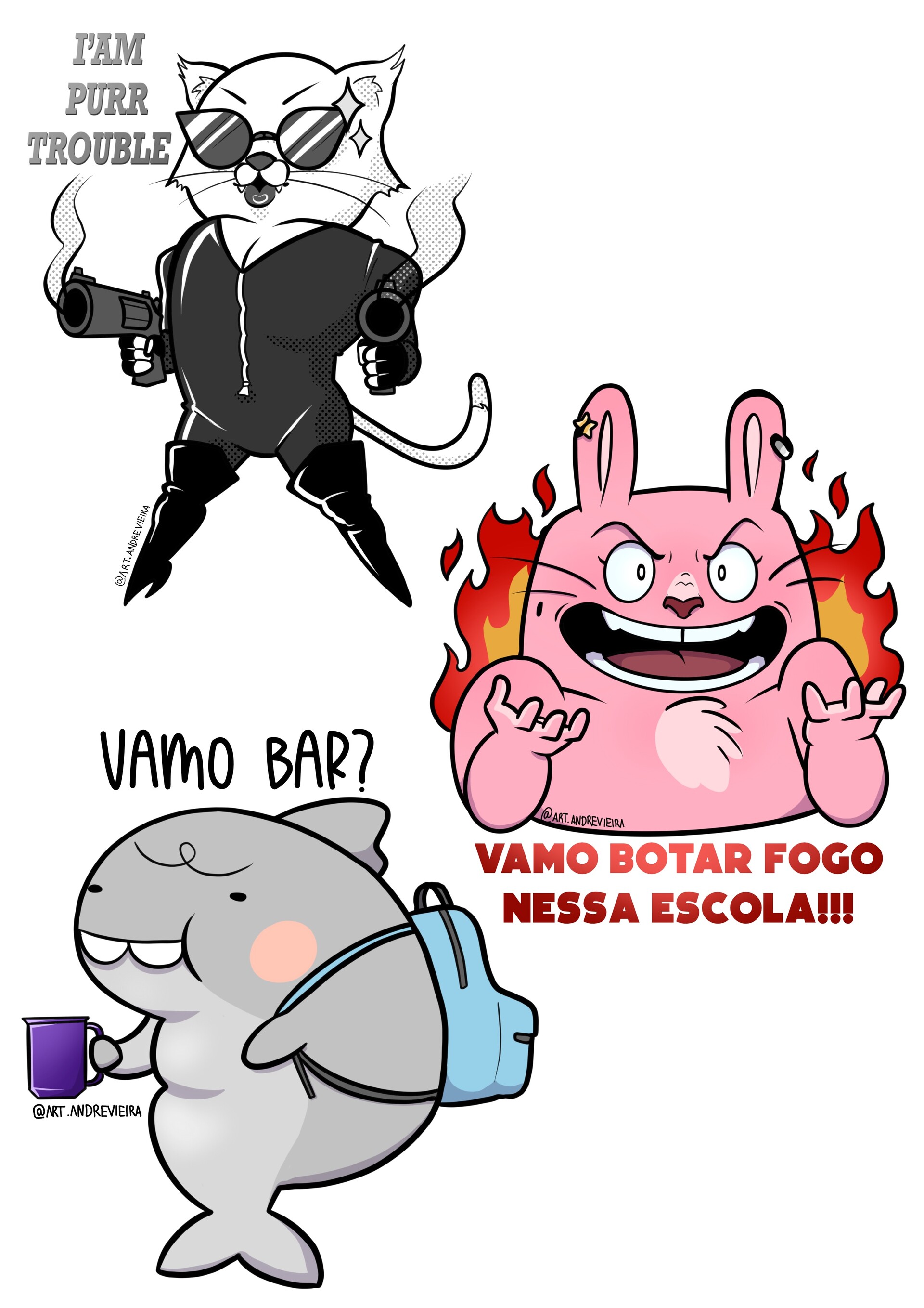ArtStation - Some stickers i had design