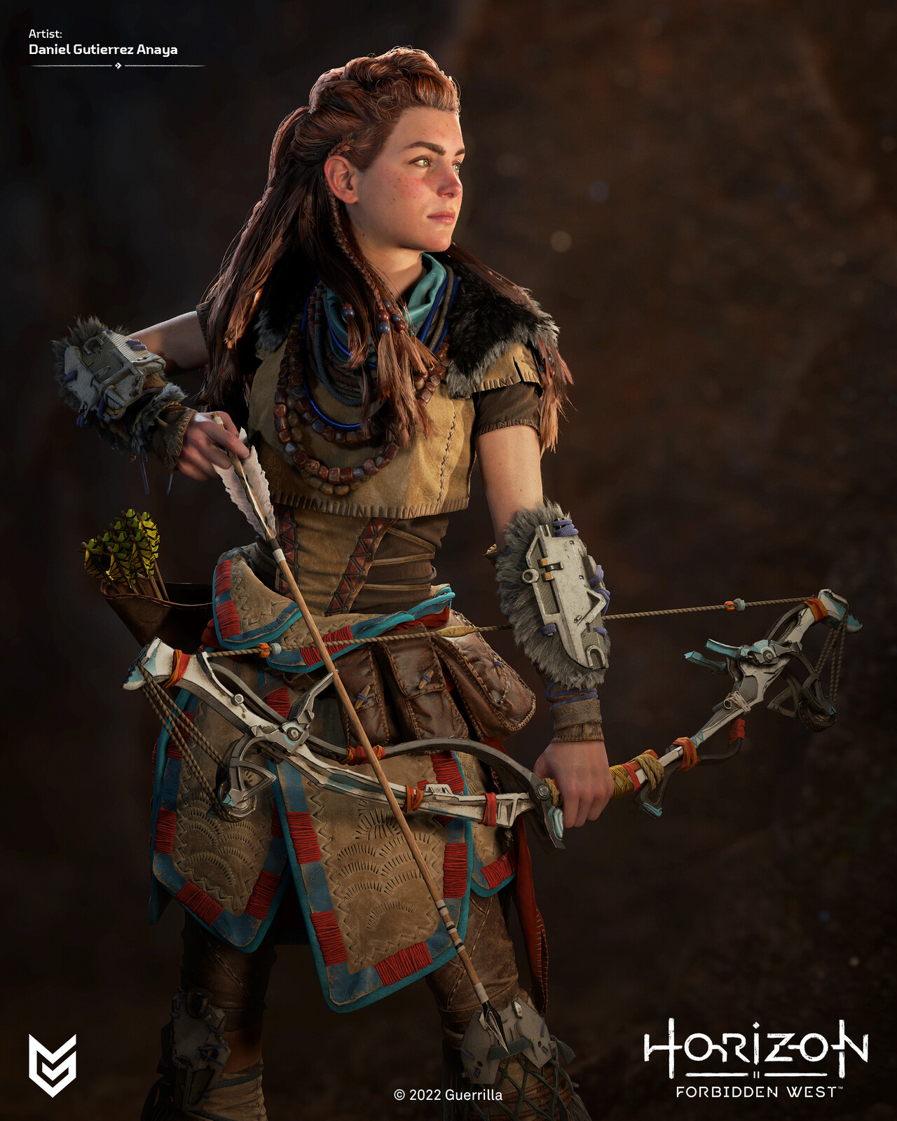 Daniel Gutierrez Anaya - Horizon Forbidden West - Aloy Nora Huntress