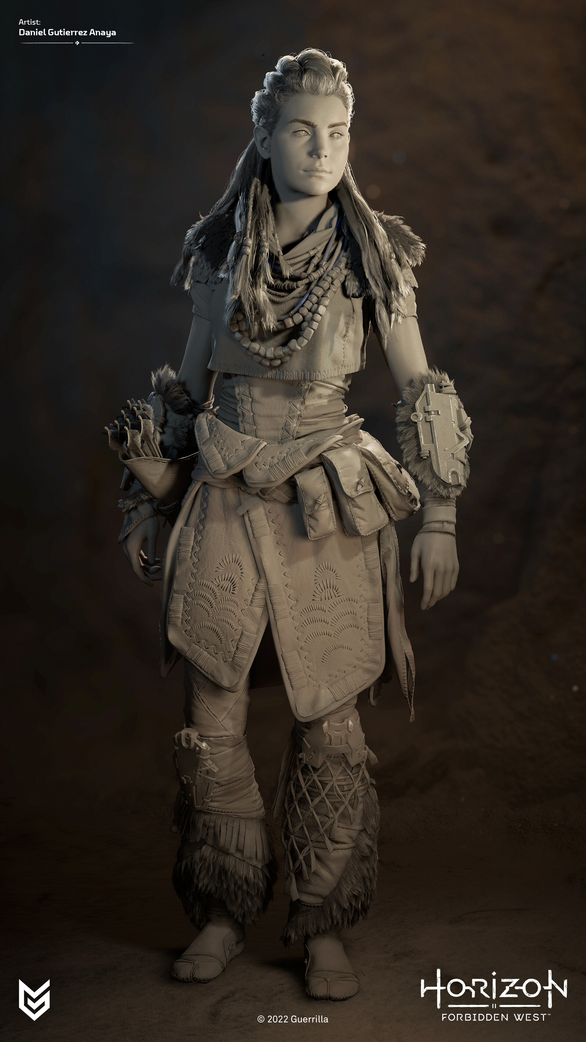 Daniel Gutierrez Anaya - Horizon Forbidden West - Aloy Nora Huntress