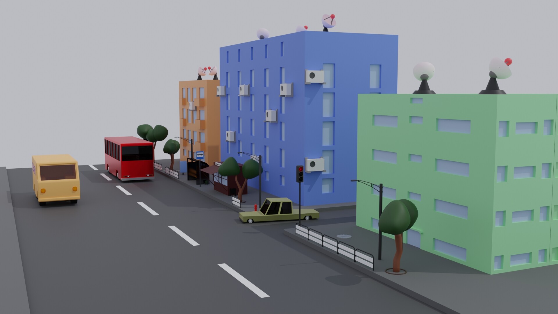 ArtStation - Low poly town asset