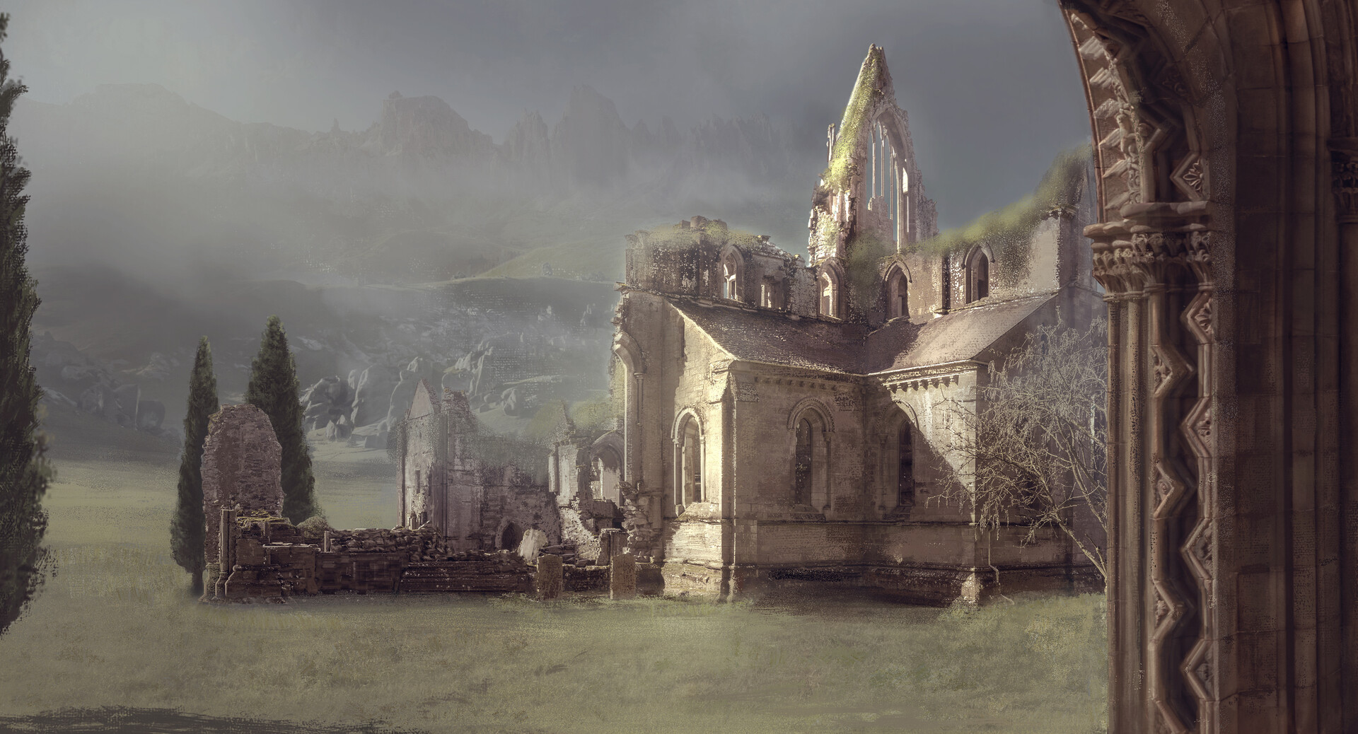 ArtStation - Gothic Ruins