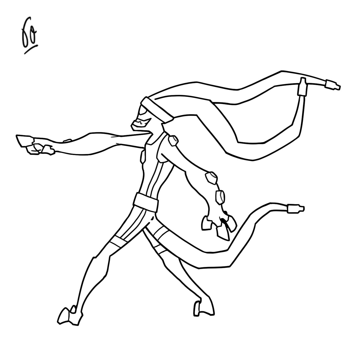 ben 10 feedback coloring pages