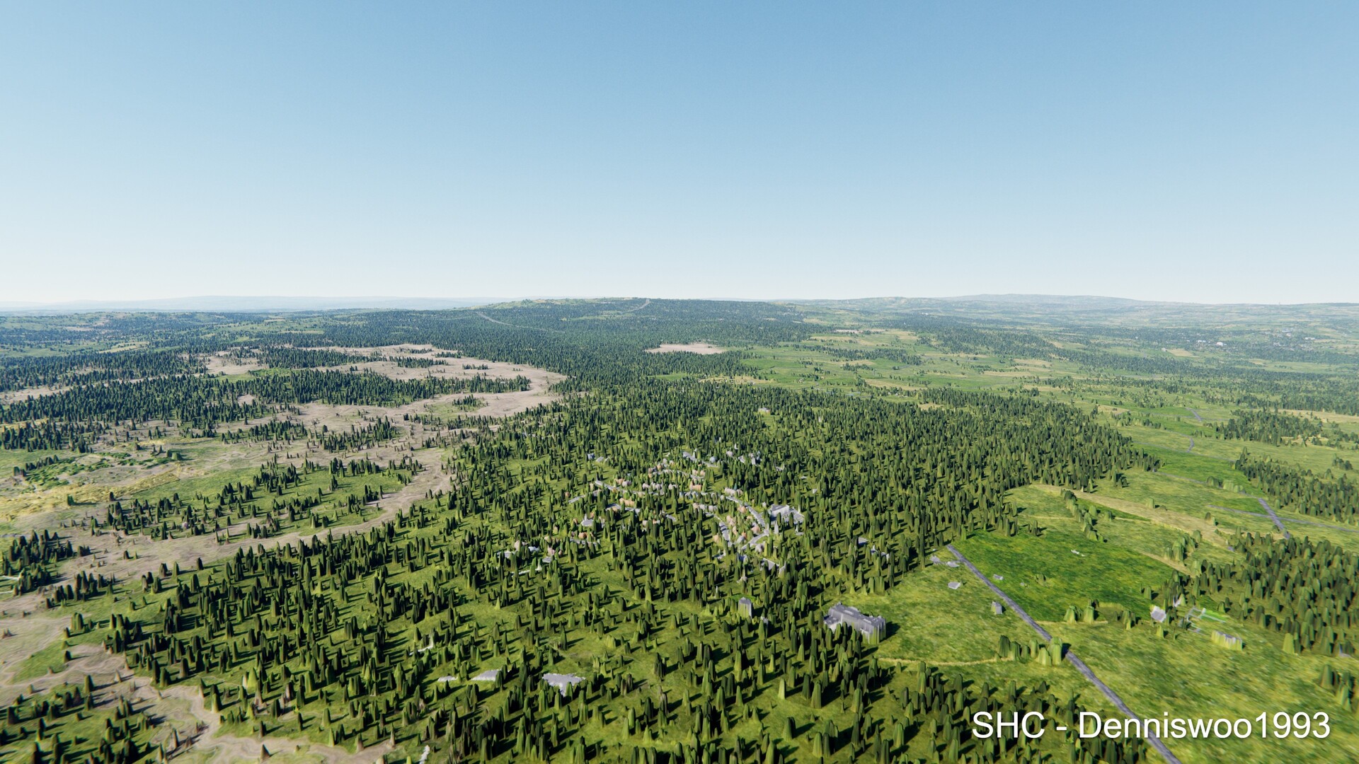 SHcreations - Large scale procedural planet with 3D cities and ...