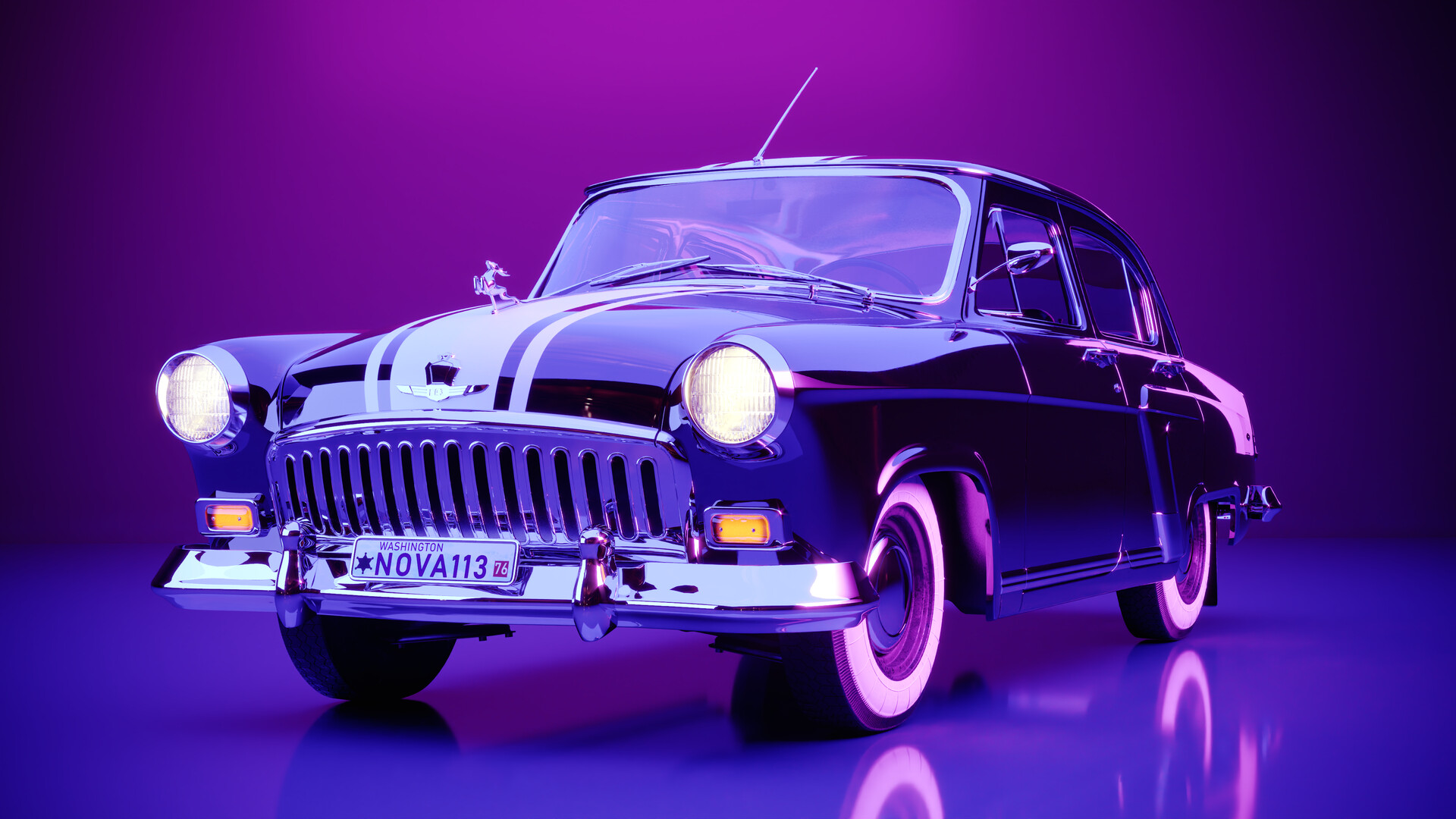 ArtStation - Vintage Automotive - Retro Stylized Lighting