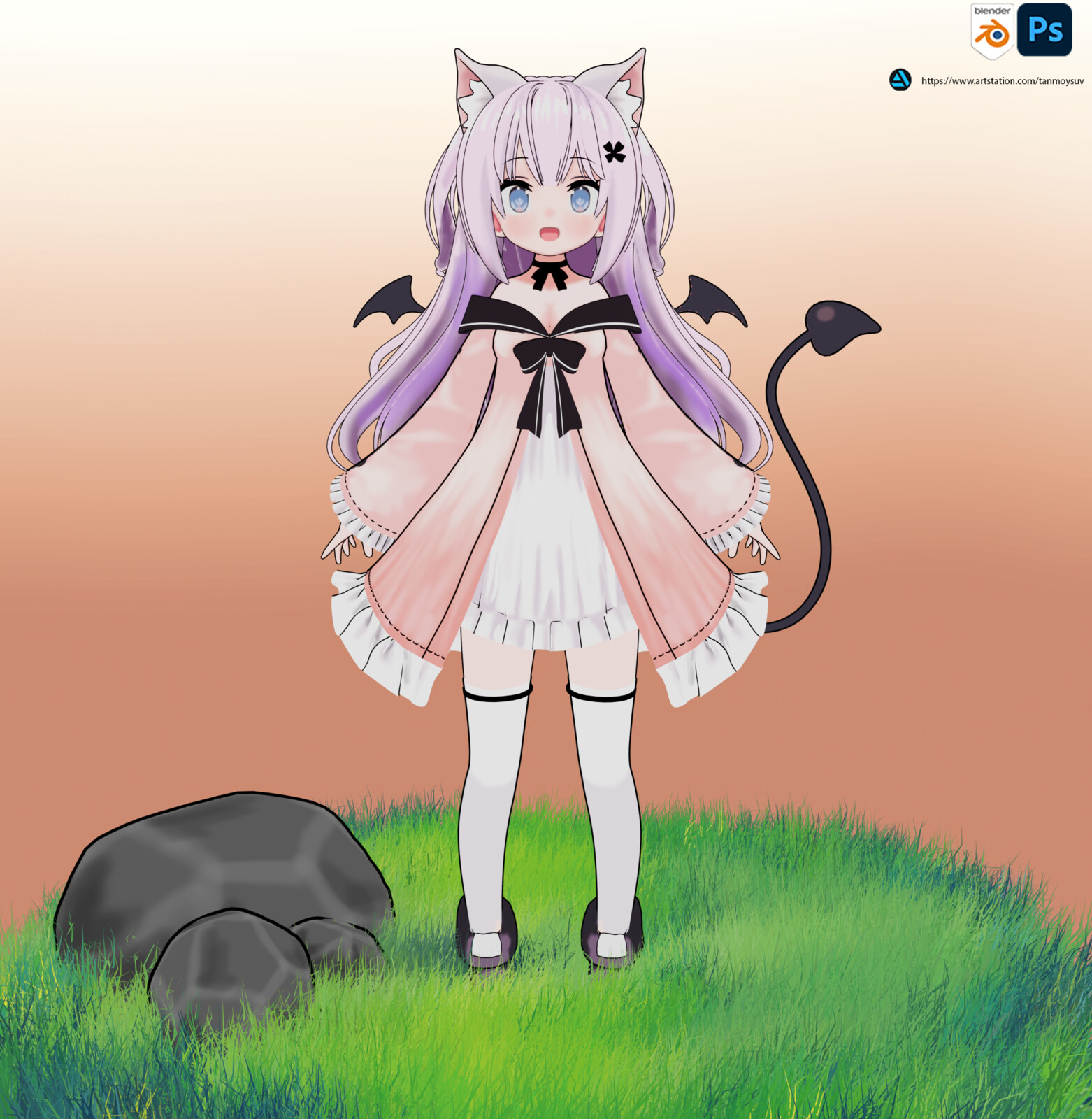 Tanmoy Mondal - anim girl modeling texturing