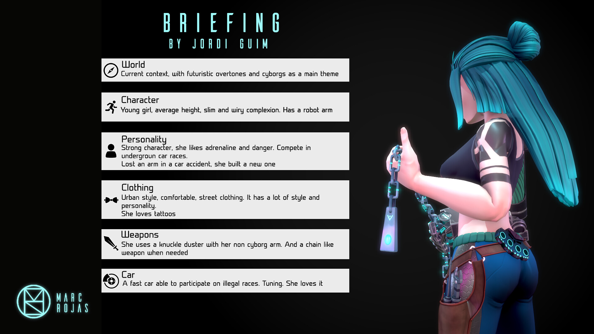 Marc Rojas - Katty: Character Desing (Game Ready)