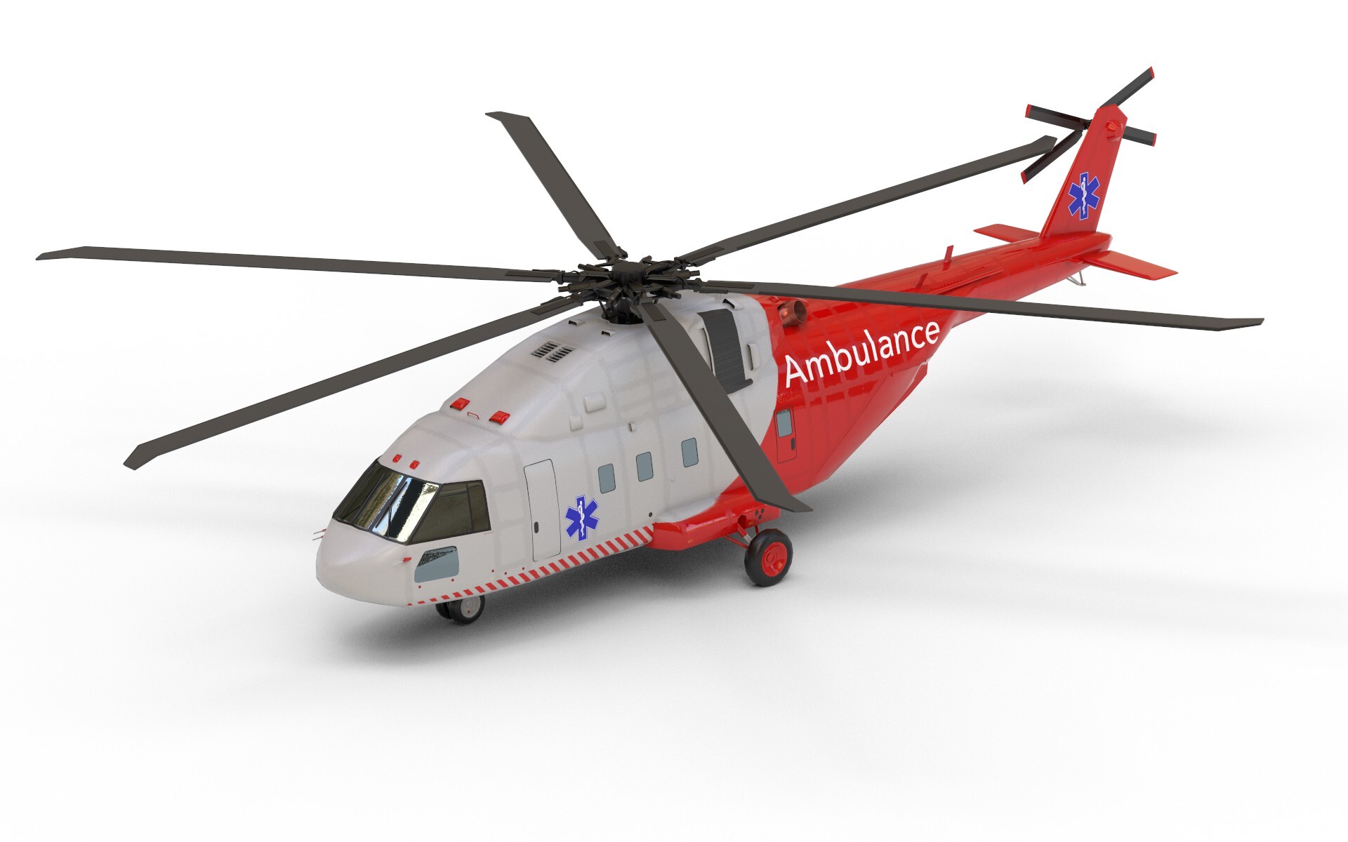 ArtStation - Medical helicopter