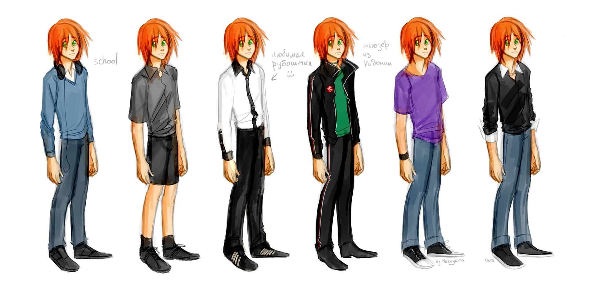 Katherine Makoyana - TDAC character concepts - kids