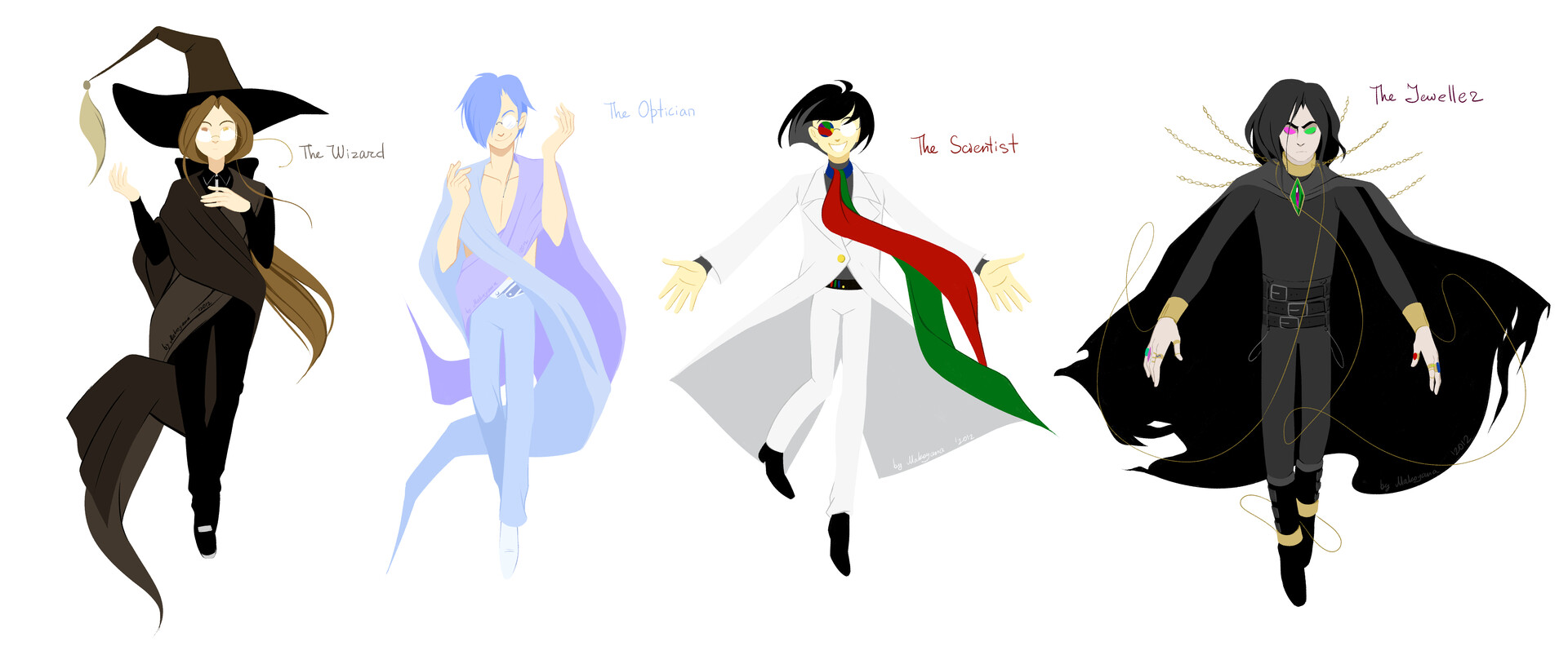 Katherine Makoyana - TDAC character concepts - mages