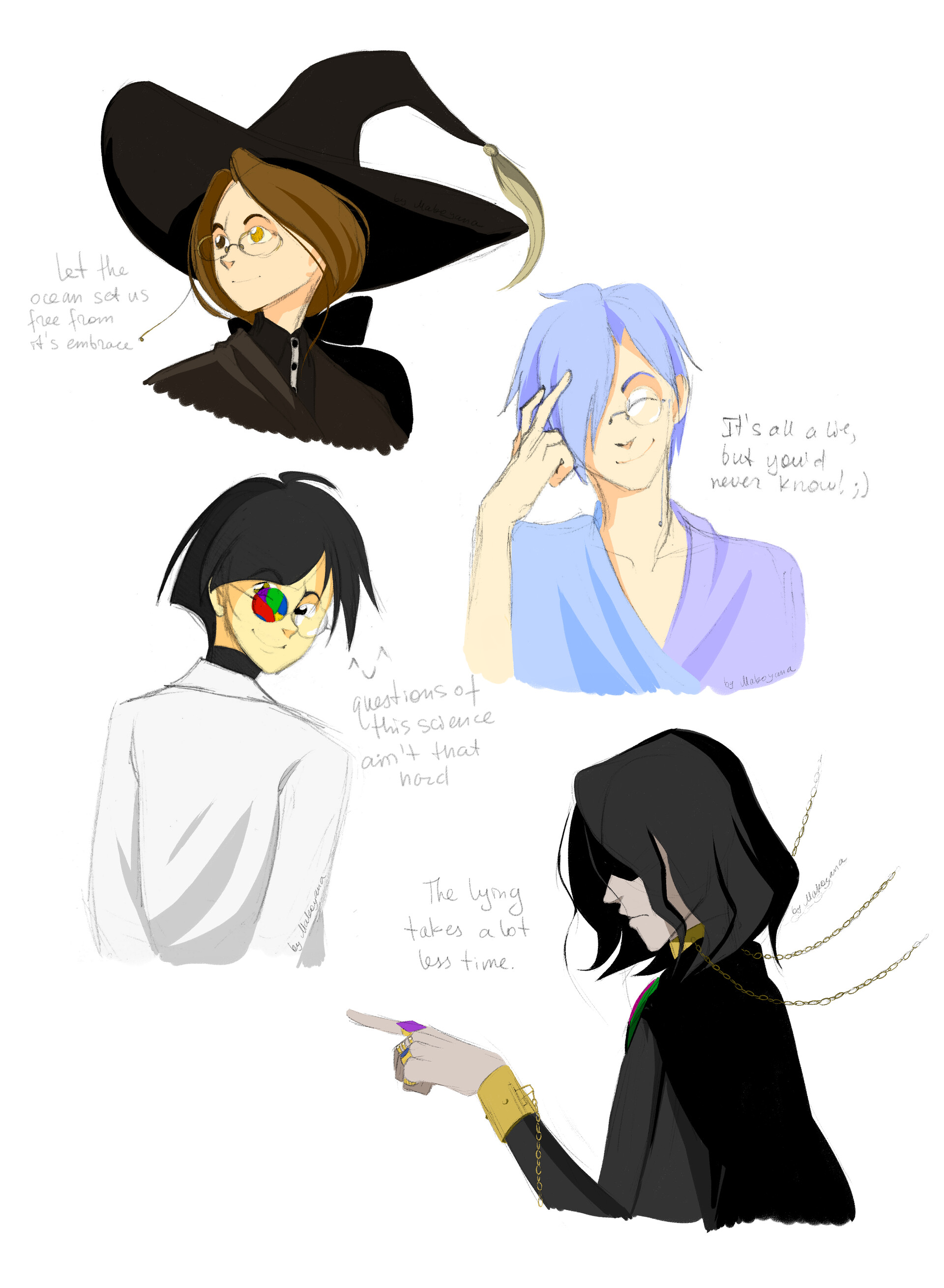 Katherine Makoyana - TDAC character concepts - mages