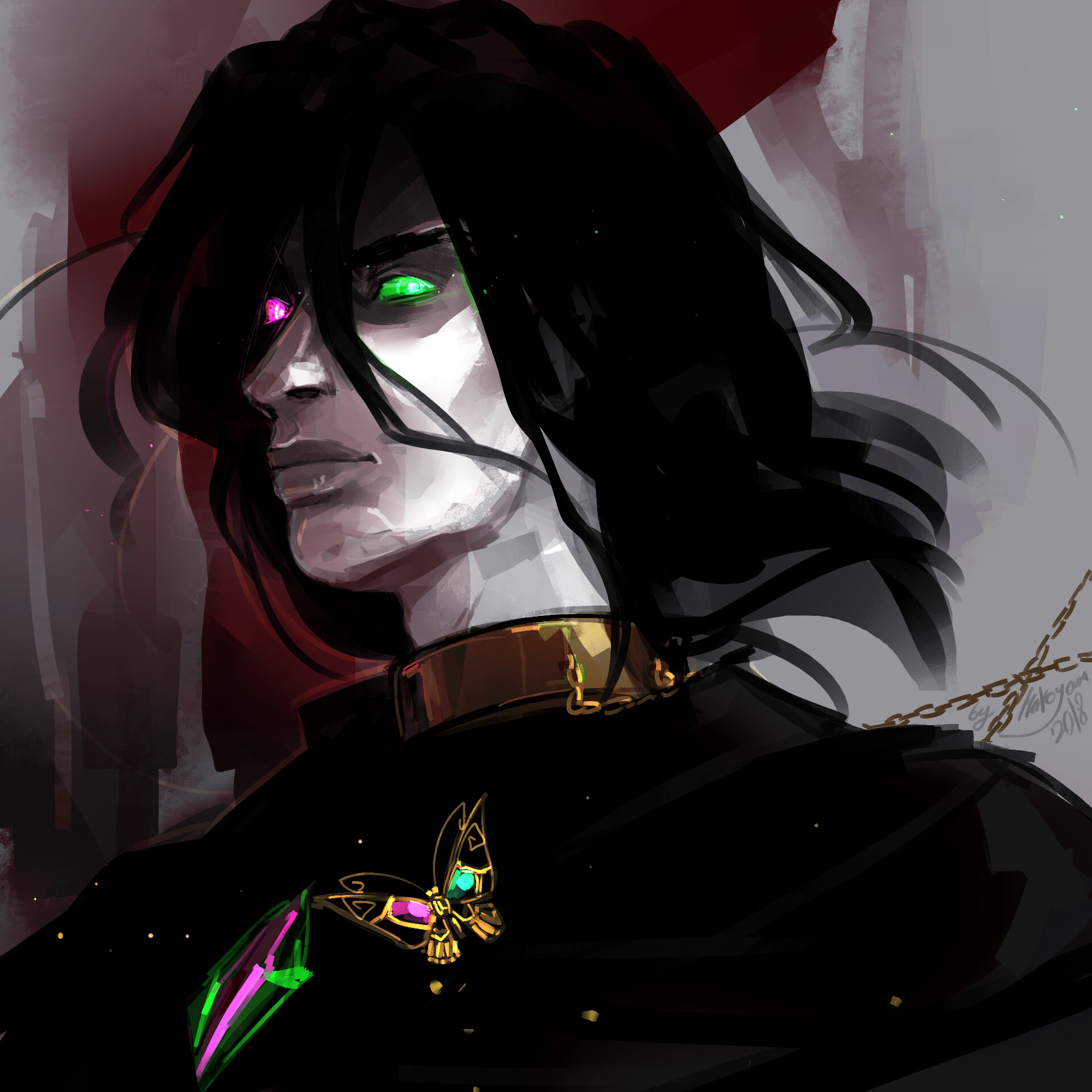 Katherine Makoyana - TDAC character concepts - mages