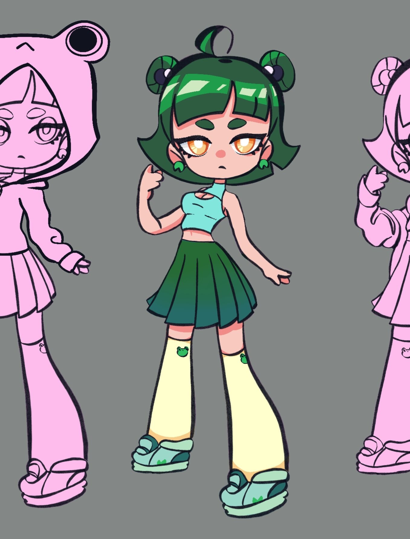 ArtStation - Fantasy Frog Girl