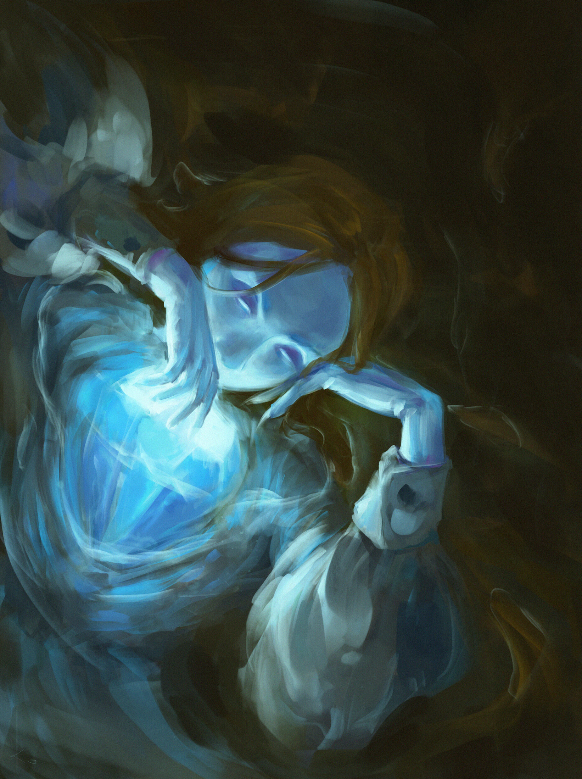 ArtStation - the blue crystal