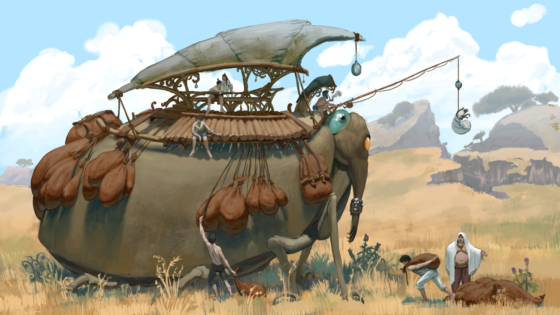 ArtStation - Field hopper.