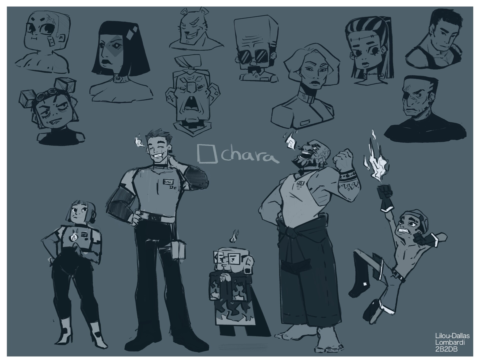 ArtStation - Characters design class studies