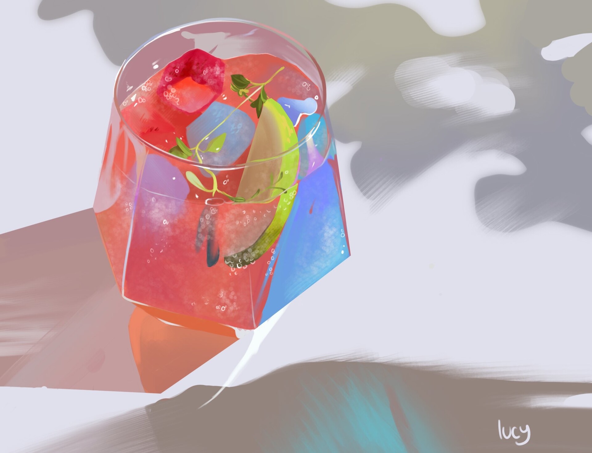 ArtStation - Drink study
