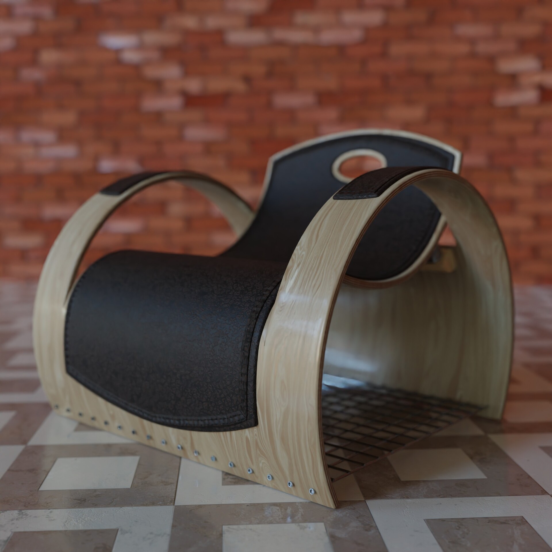 ArtStation - Low Back Chair Design